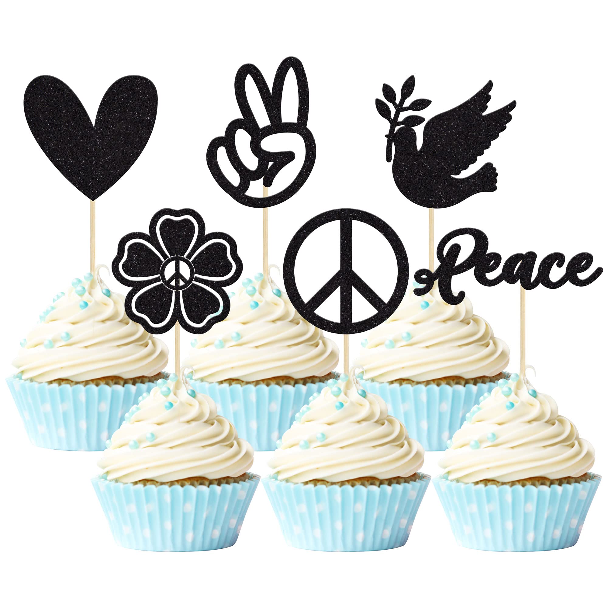 Peace Sign Birthday Cake