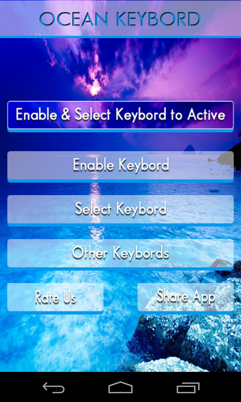 Ocean Keyboard - App on Amazon Appstore