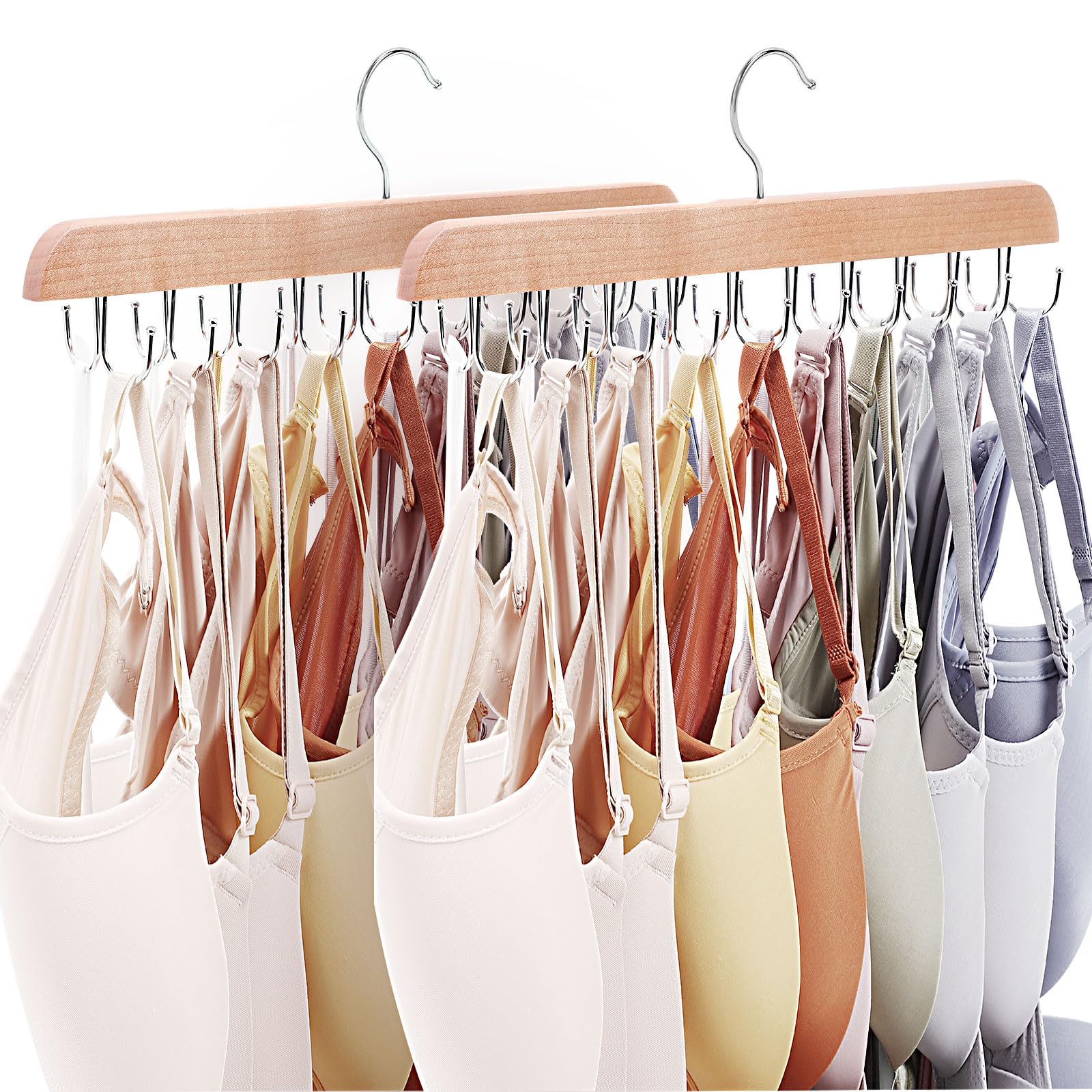 Amazon.com: Sgokuno Bra Hangers for Closet Organizer, Tank Top Hanger ...