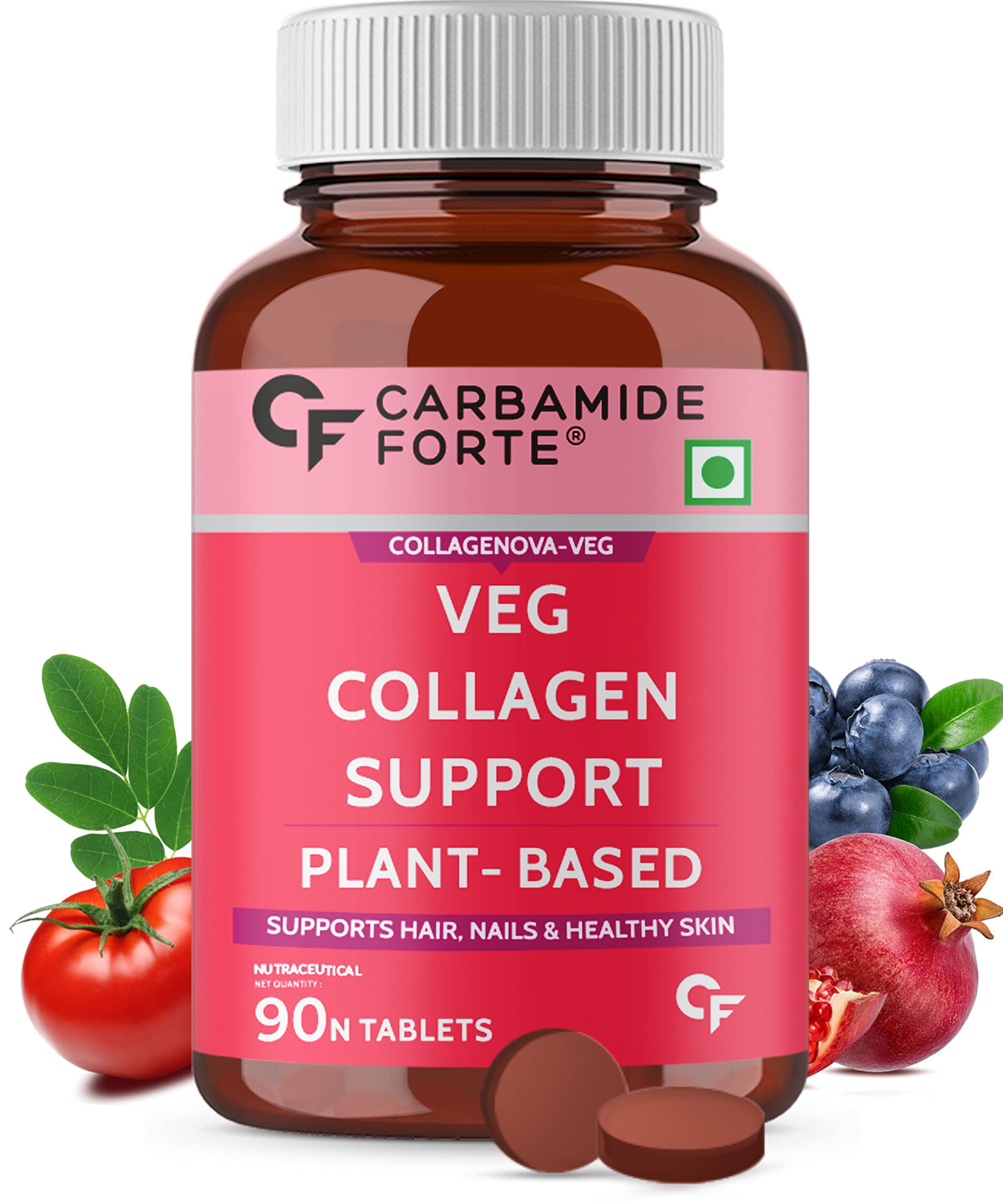 Buy Carbamide Forte 100% Veg Collagen Builder, 90 s | Based Collagen ...