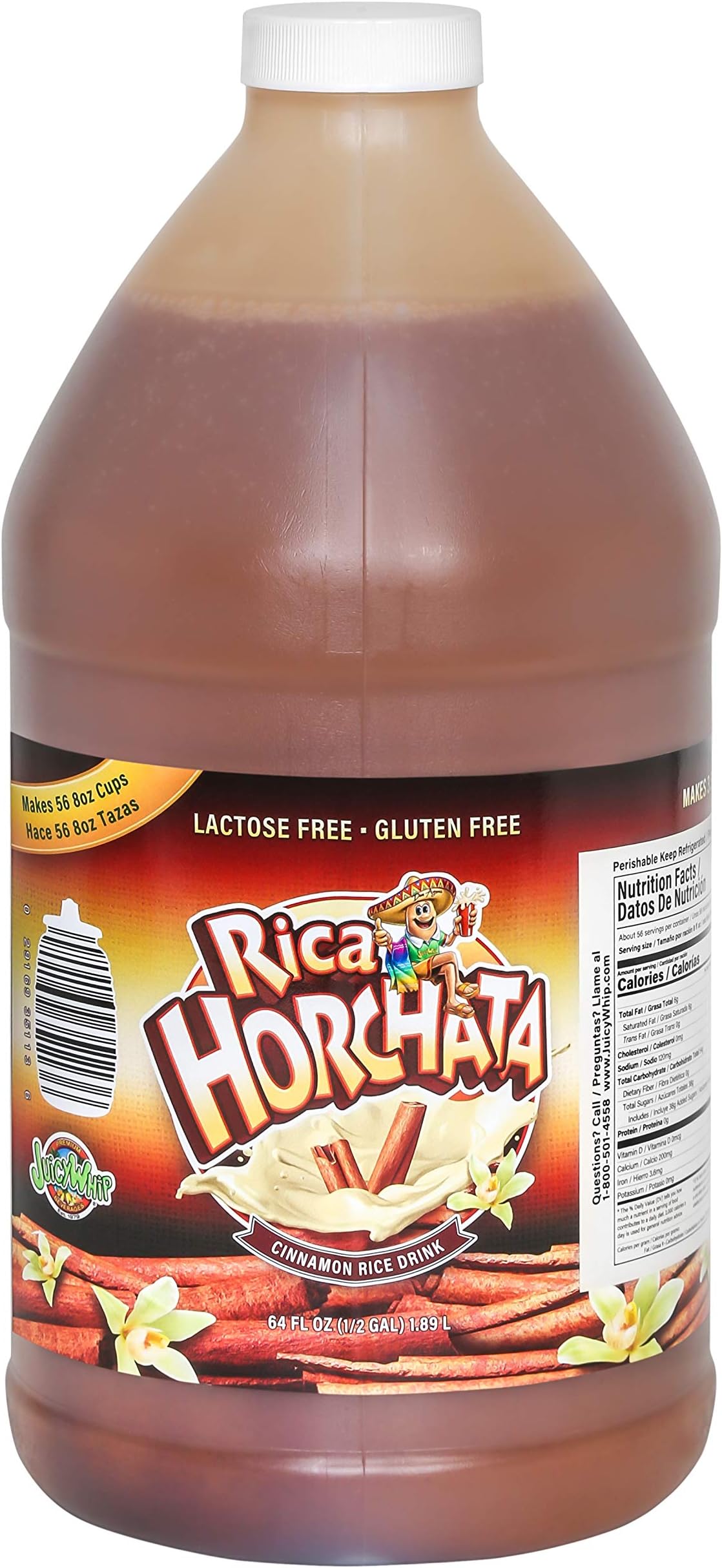 Amazon.com: Rica Horchata Drink Mix - 64 Fluid Ounce Concentrate ...