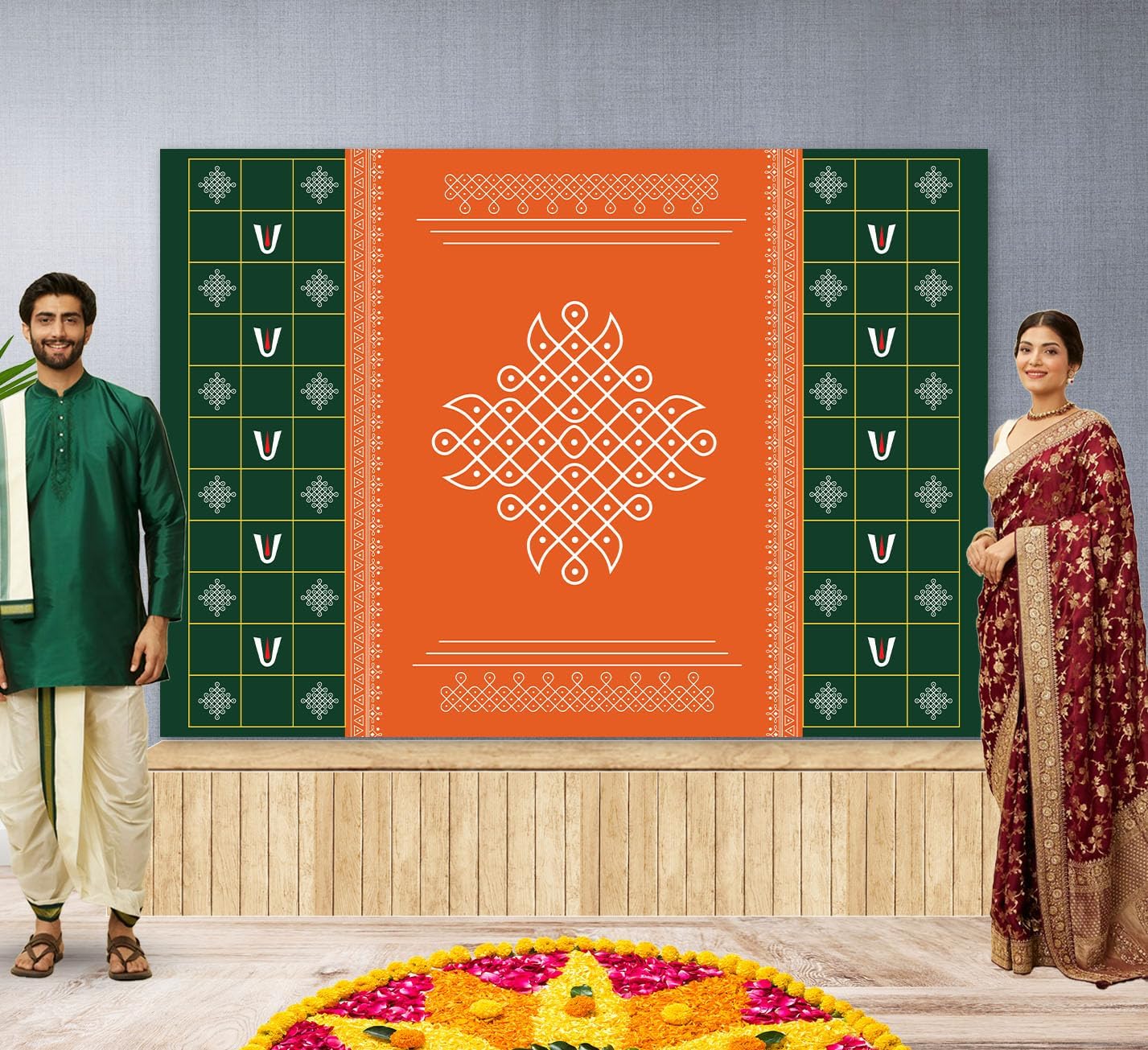 Amazon.com : CSFOTO 10x8ft Indian Ceremony Backdrop for Photography ...
