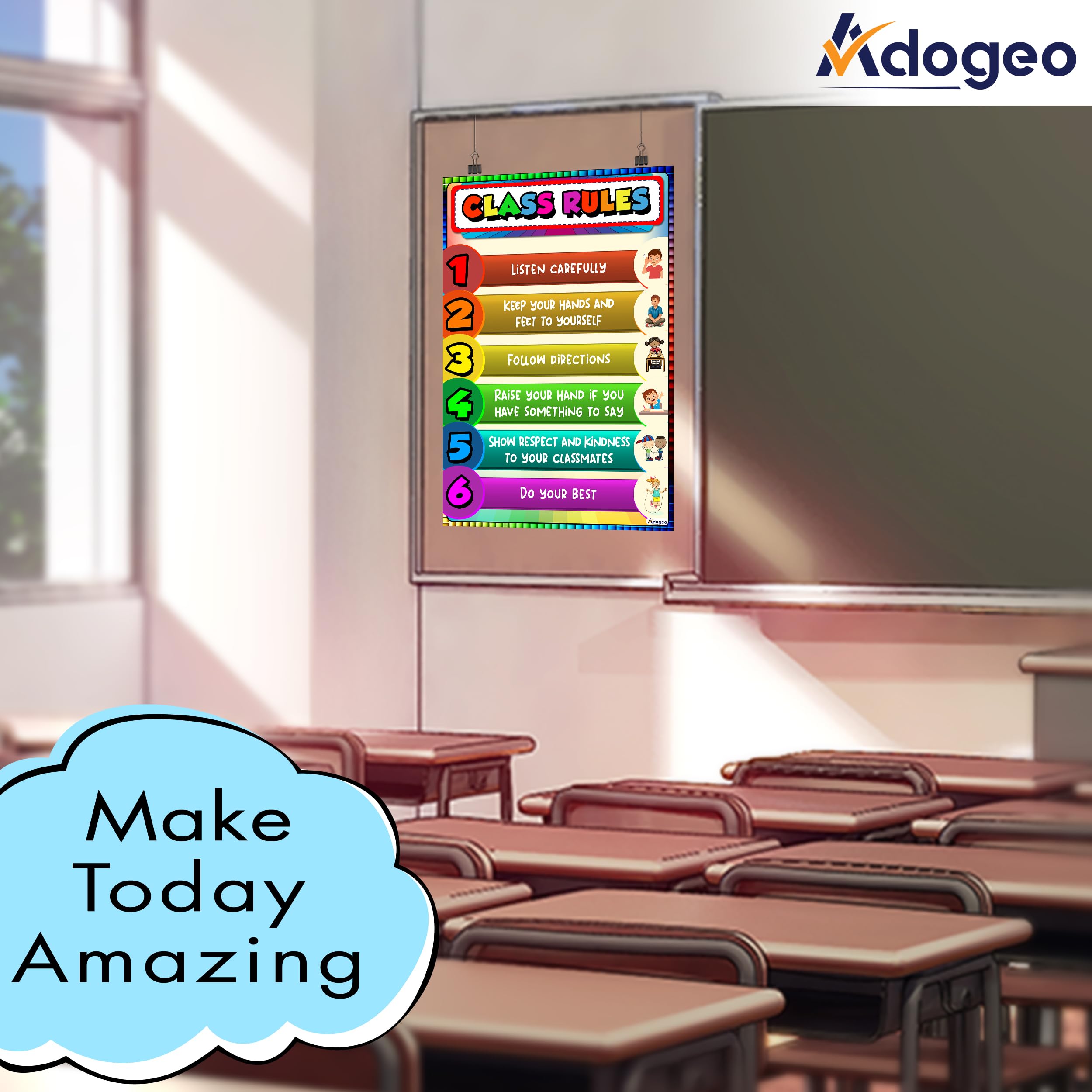 Sample Middle School Classroom Rules Visuals