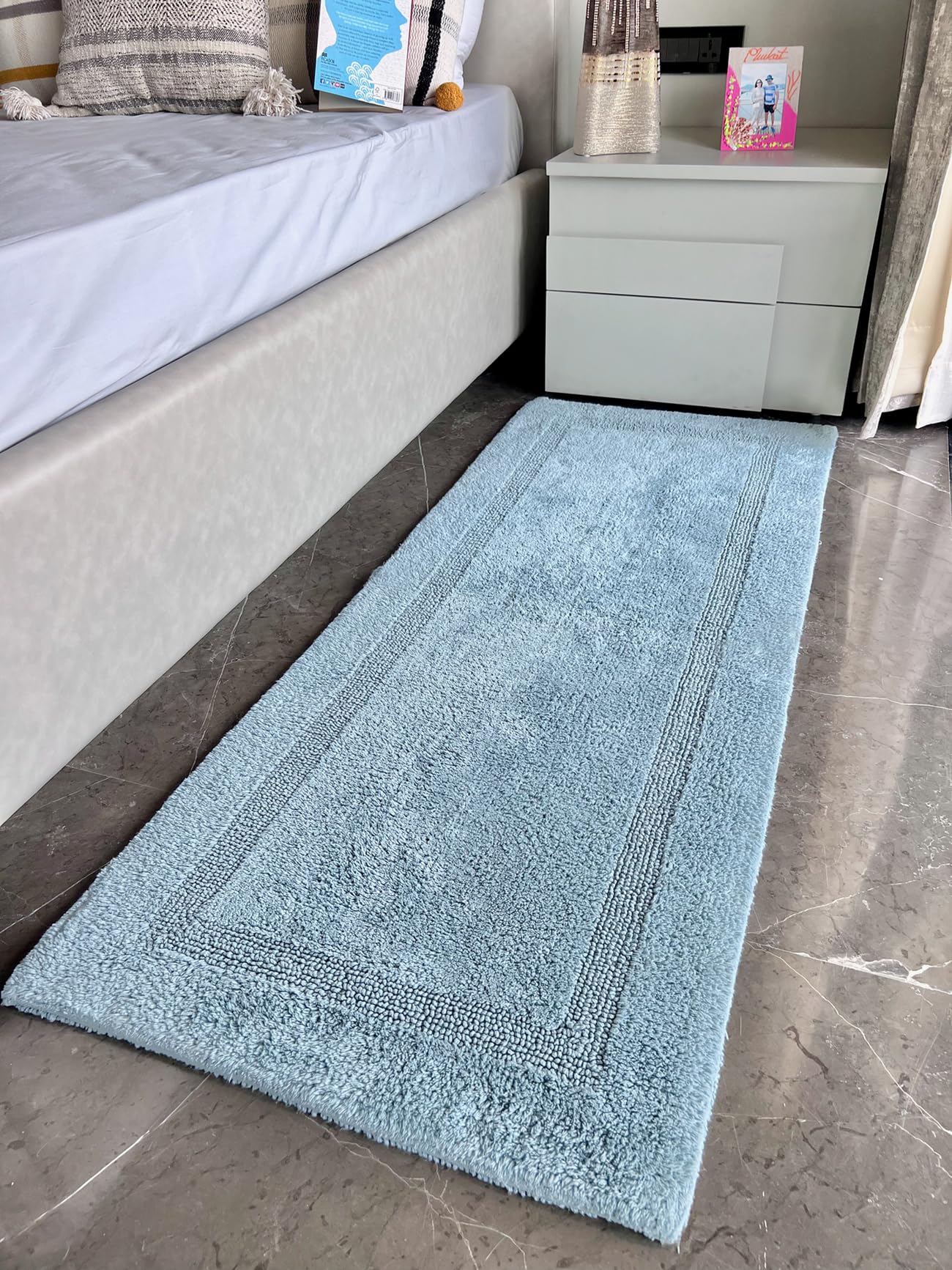 Amazon.com: KEMA Reversible Bathmat 24 x 60 inches, 100% Cotton ...