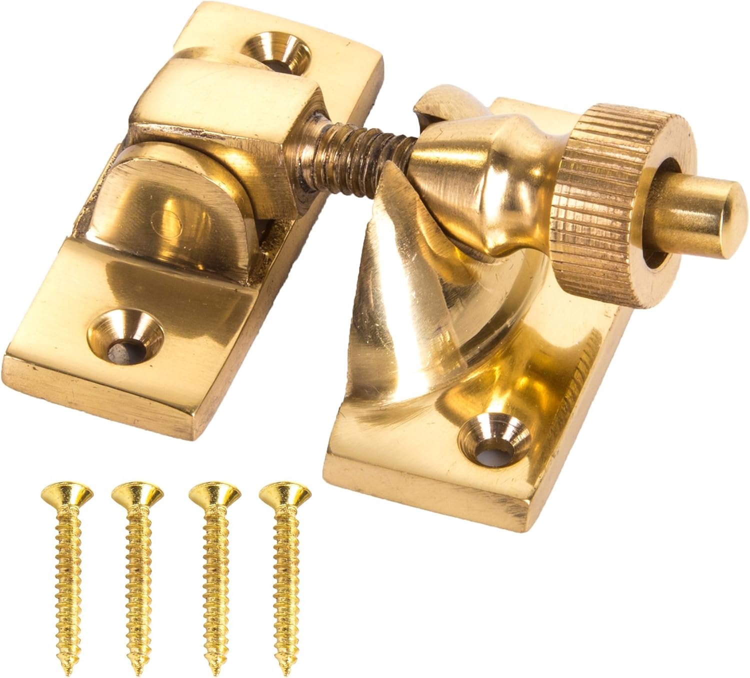 2X Solid Brass Sash Brighton Window Fasteners - Window Frame Twist ...