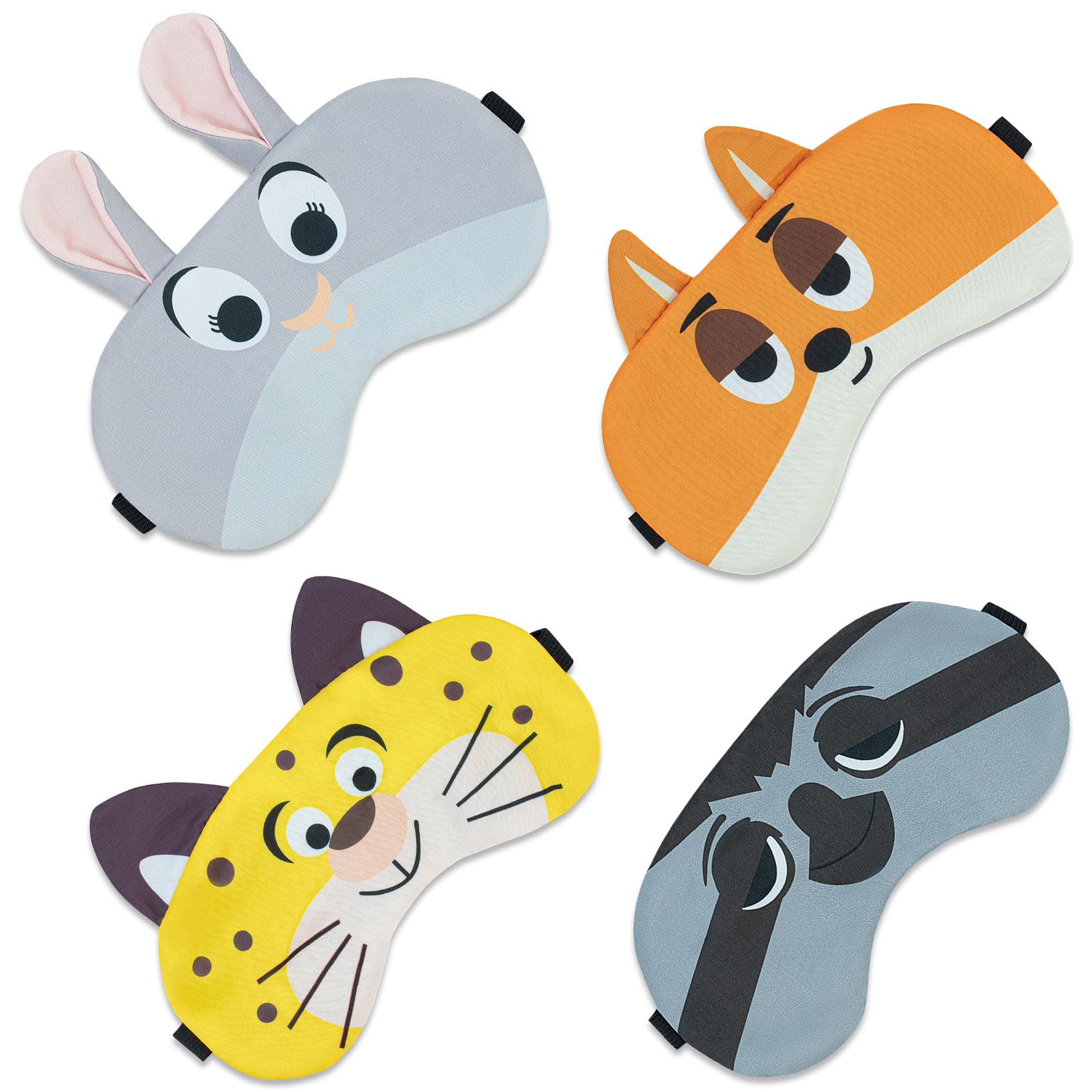 Cute Sleep Mask, Animal Eye Sleeping Mask for Men Women Kids Blindfold ...