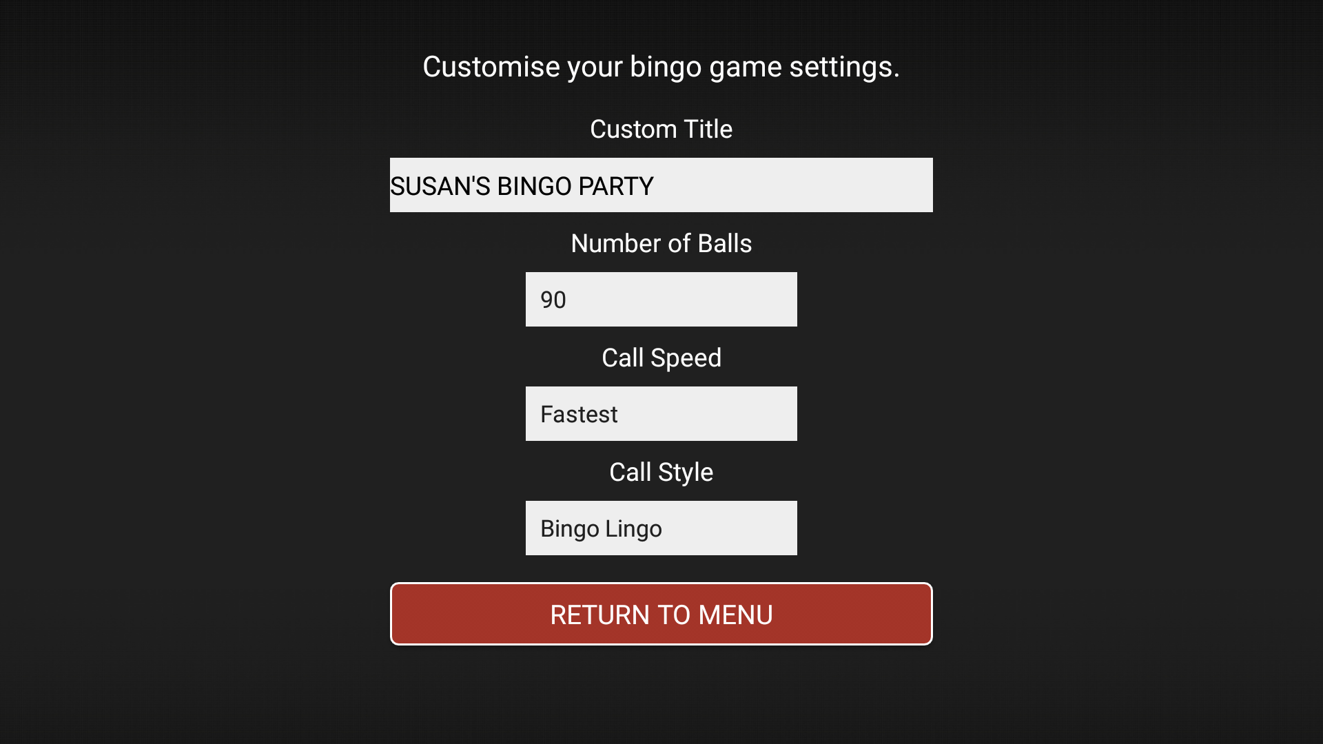 Bingo Caller Machine - App on Amazon Appstore