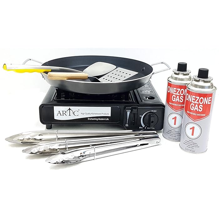 Buy ARTC Portable Gas Stove BBQ Set Camping Stove Gas Cooker Stove ...