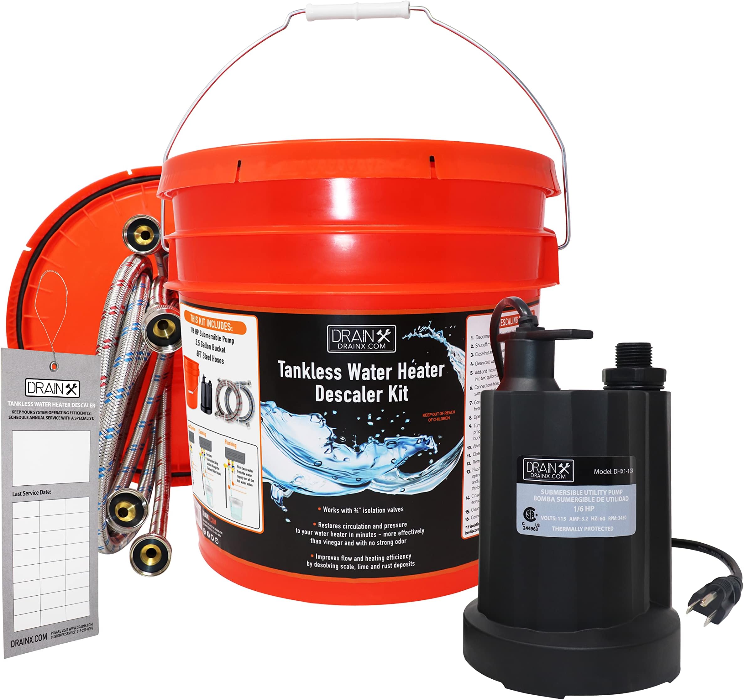 Chromex Tankless Heater Descaler Kit - Just Add Vinegar or Your Own ...