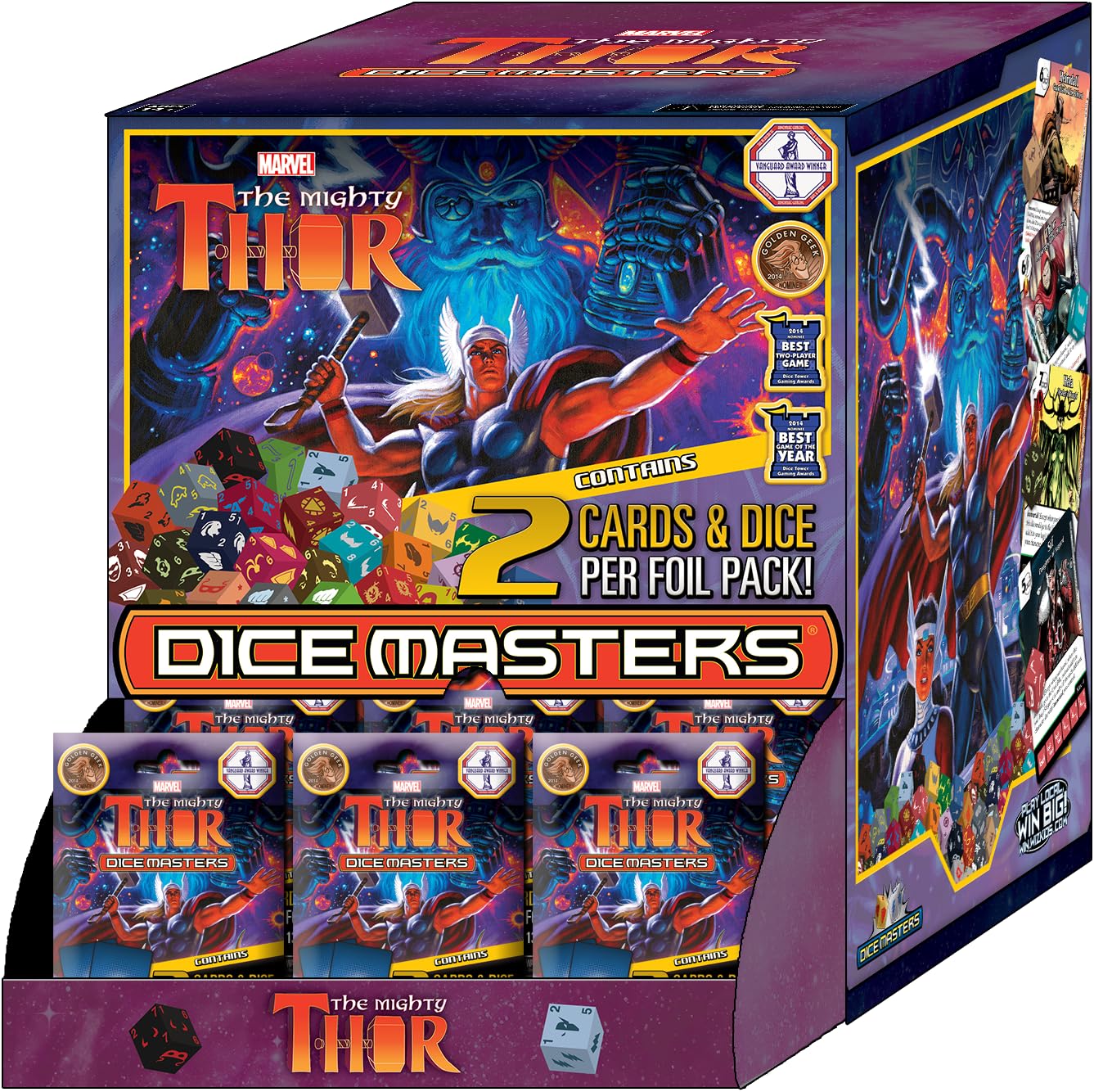 Amazon.com: Marvel Dice Masters: The Mighty Thor Gravity Feed : Toys ...