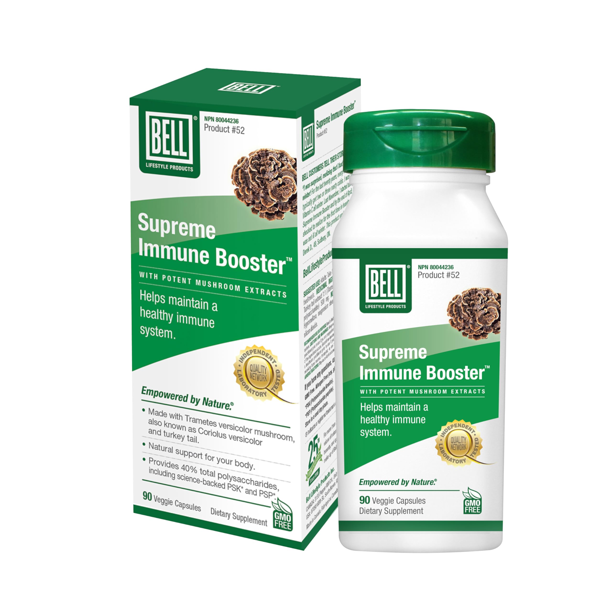 Bell Supreme Immune Booster™ - with Turkey Tail mushroom extract, to ...