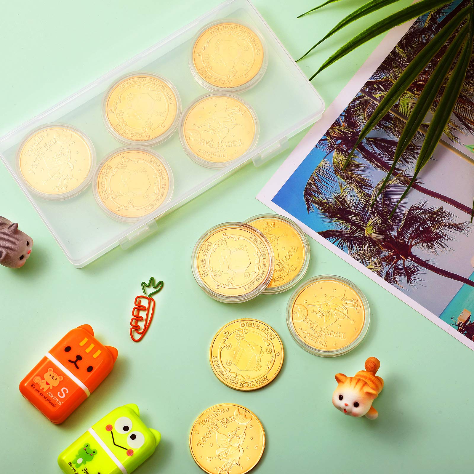 Snapklik.com : Tooth Fairy Gold Coins For Kids Boys Girls Lost Teeth ...