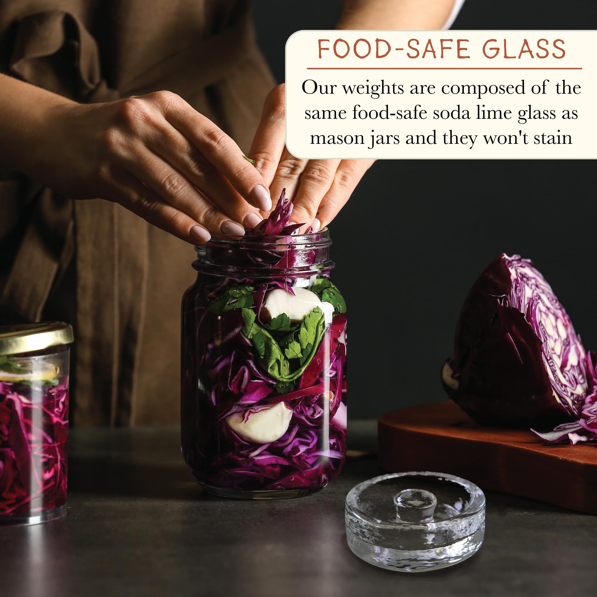 Snapklik.com : Fermentation Kit - Set Of 2 Glass Fermentation Weights ...