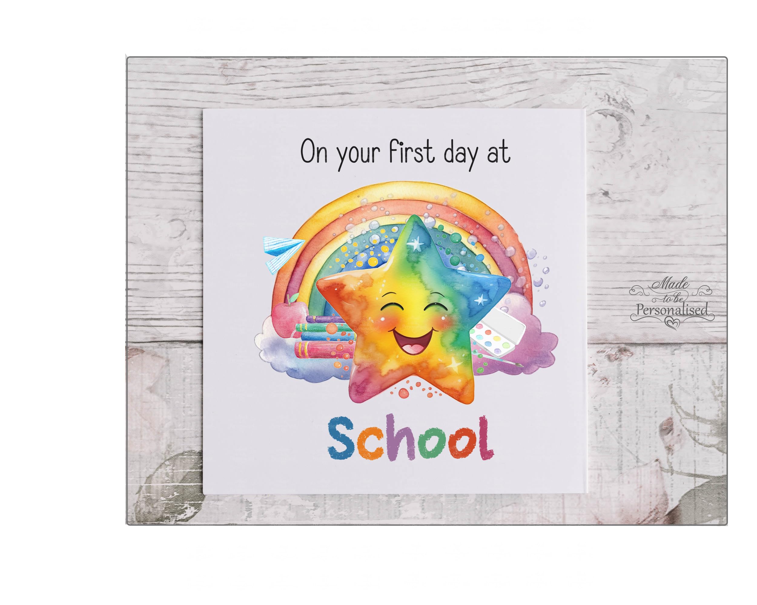 Buy First day at School card, starting primary school, first day at ...