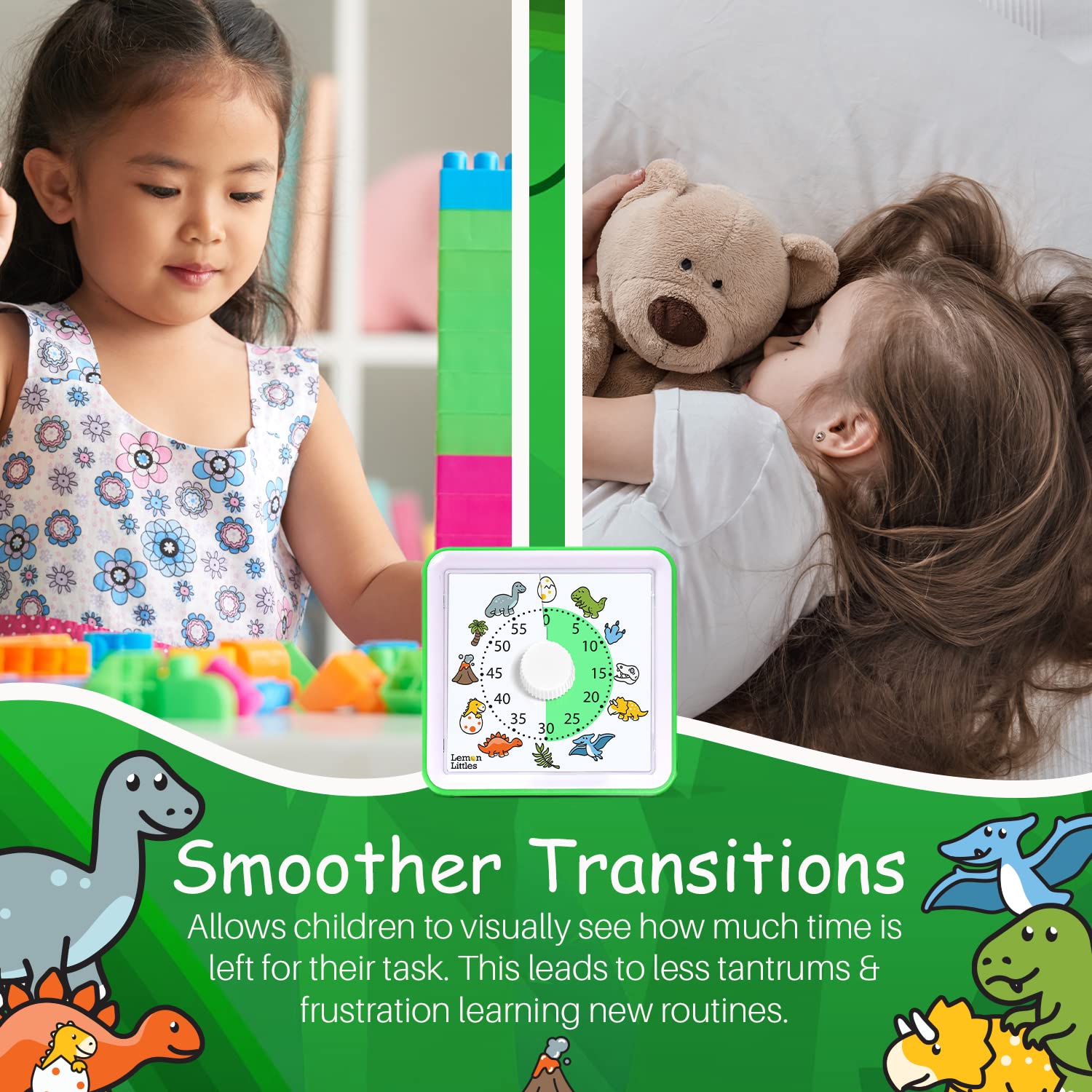 Snapklik.com : Visual Timer For Kids, Toddler, Autism, ADHD & Preschool ...