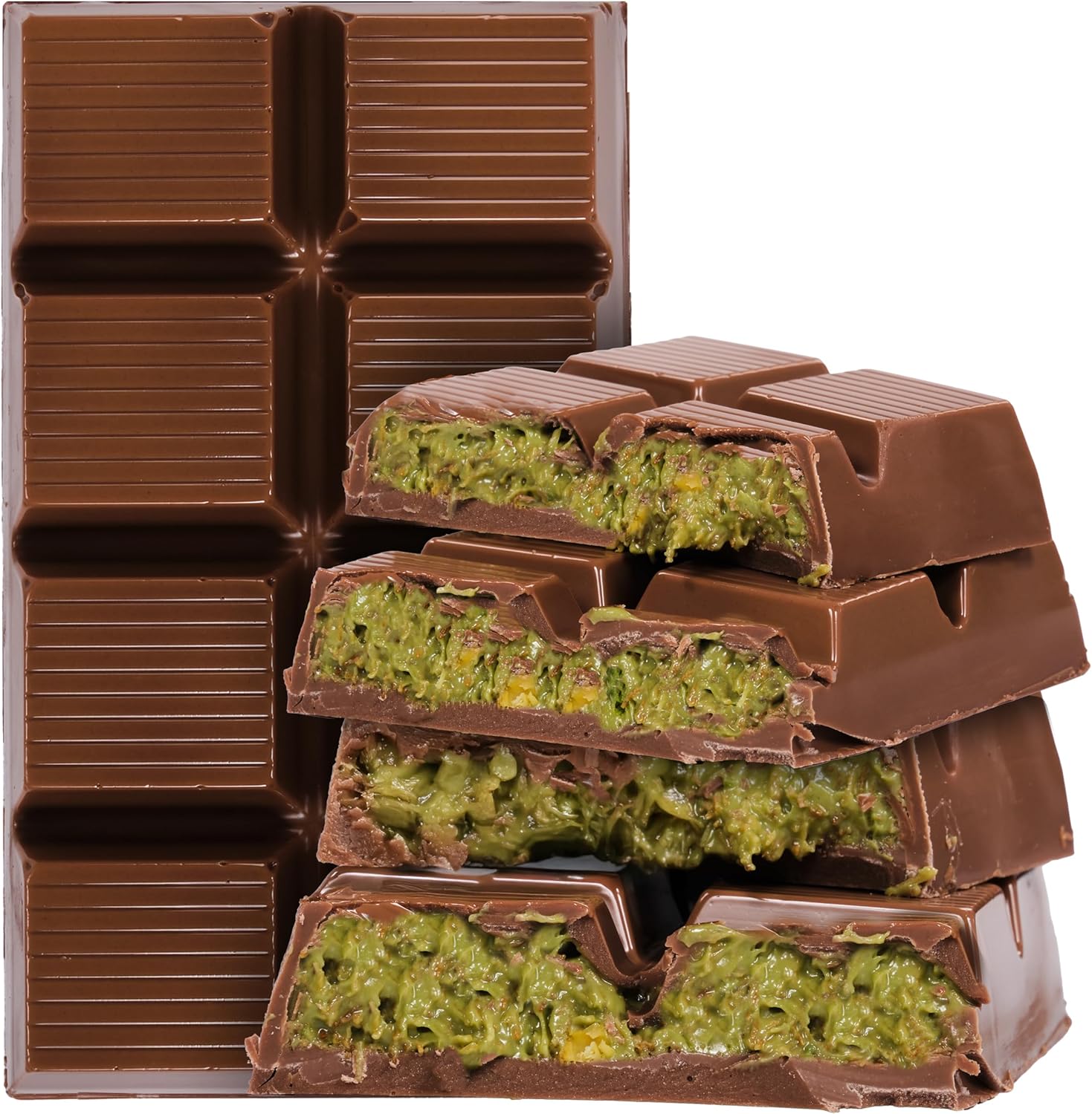 Eastanbul Barre de chocolat Dubaï pistache, 200 ml, barre de chocolat Dubaï à la pistache de ...