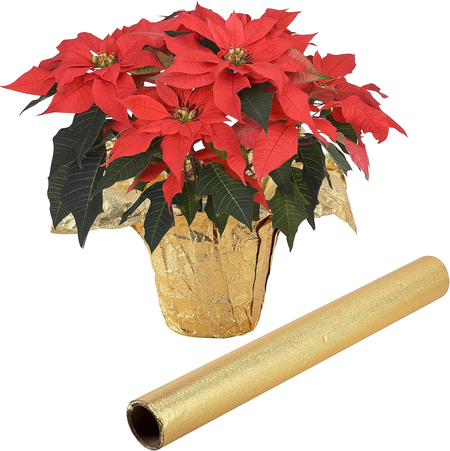 Amazon.com: Adnee 10 Yard Floral Foil Plant Pot Covers,Matte Texture ...