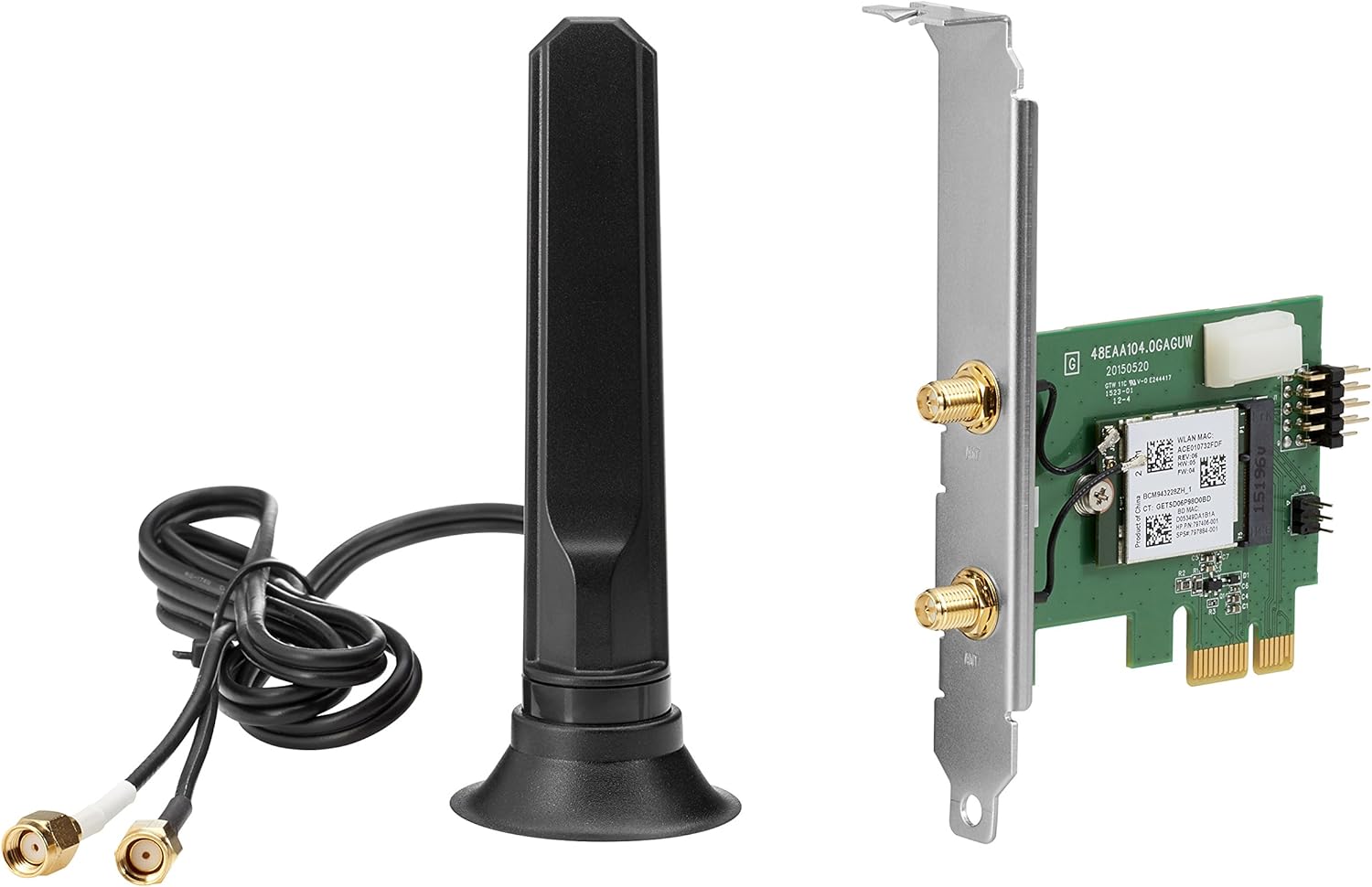 Amazon.com: HP N4M64AA Broadcom BCM943228Z - Network Adapter - PCI ...