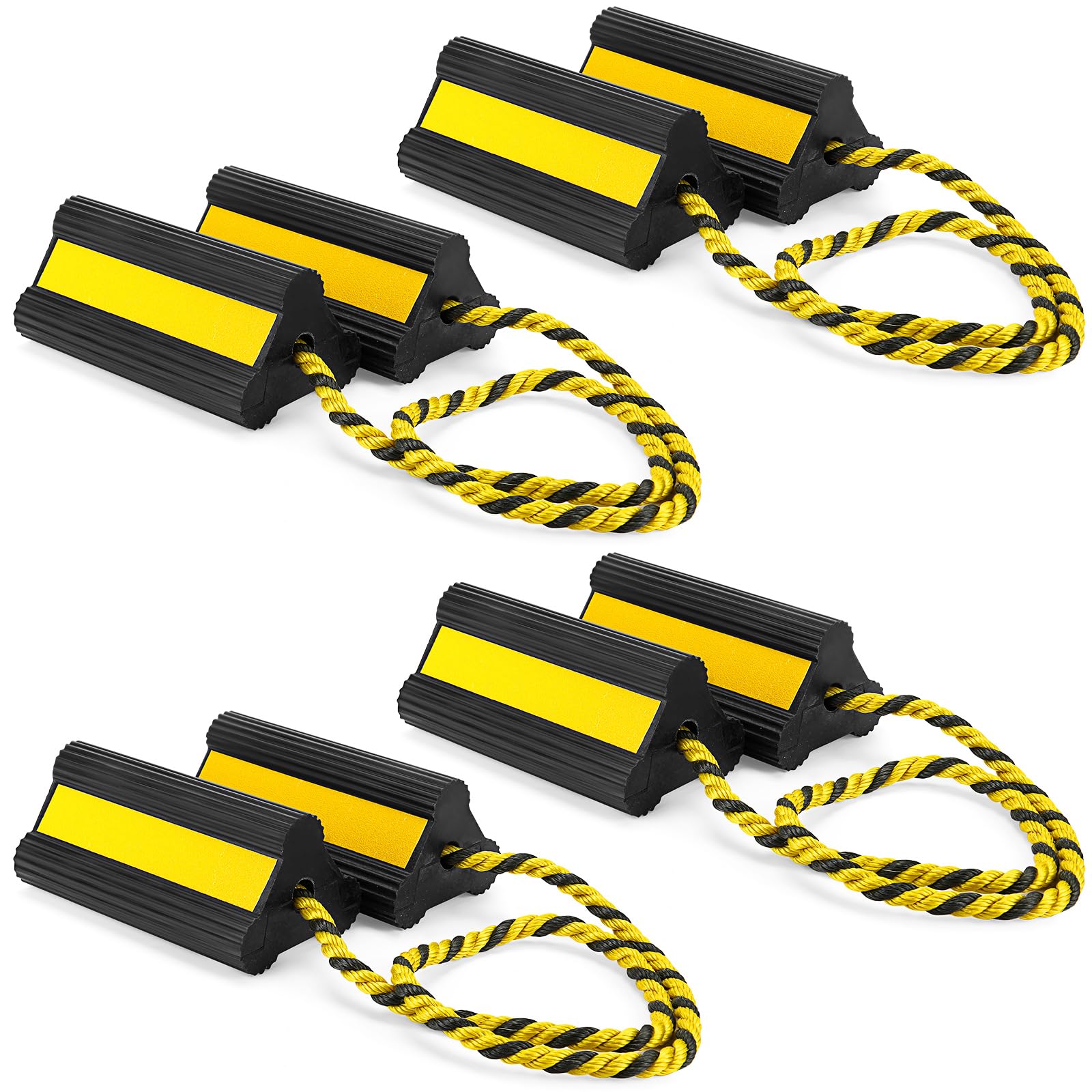 Snapklik.com : Datanly 4 Pair Heavy Duty Wheel Chocks For RV Trailer ...