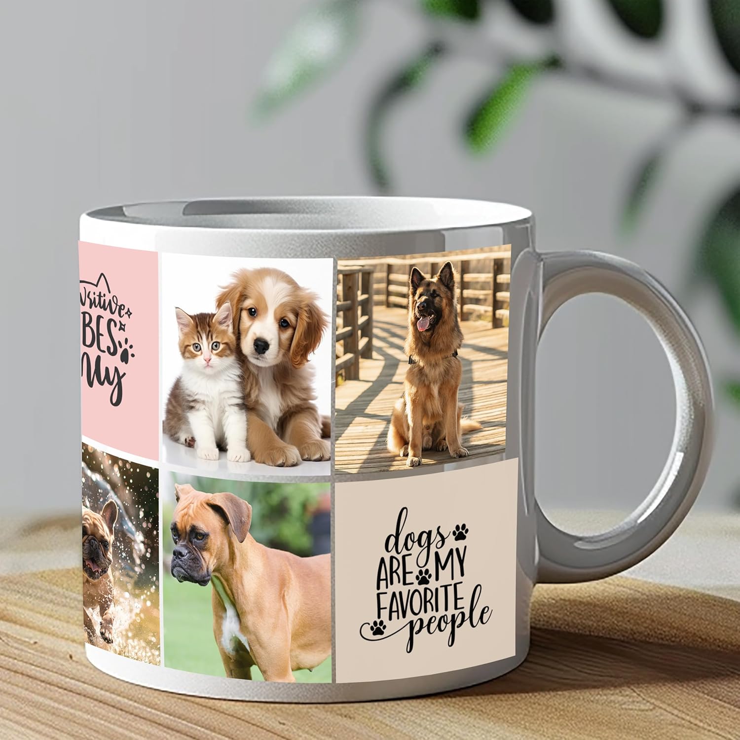 Amazon.com | Customizable Photo Collage Coffee Mug, Personalized ...