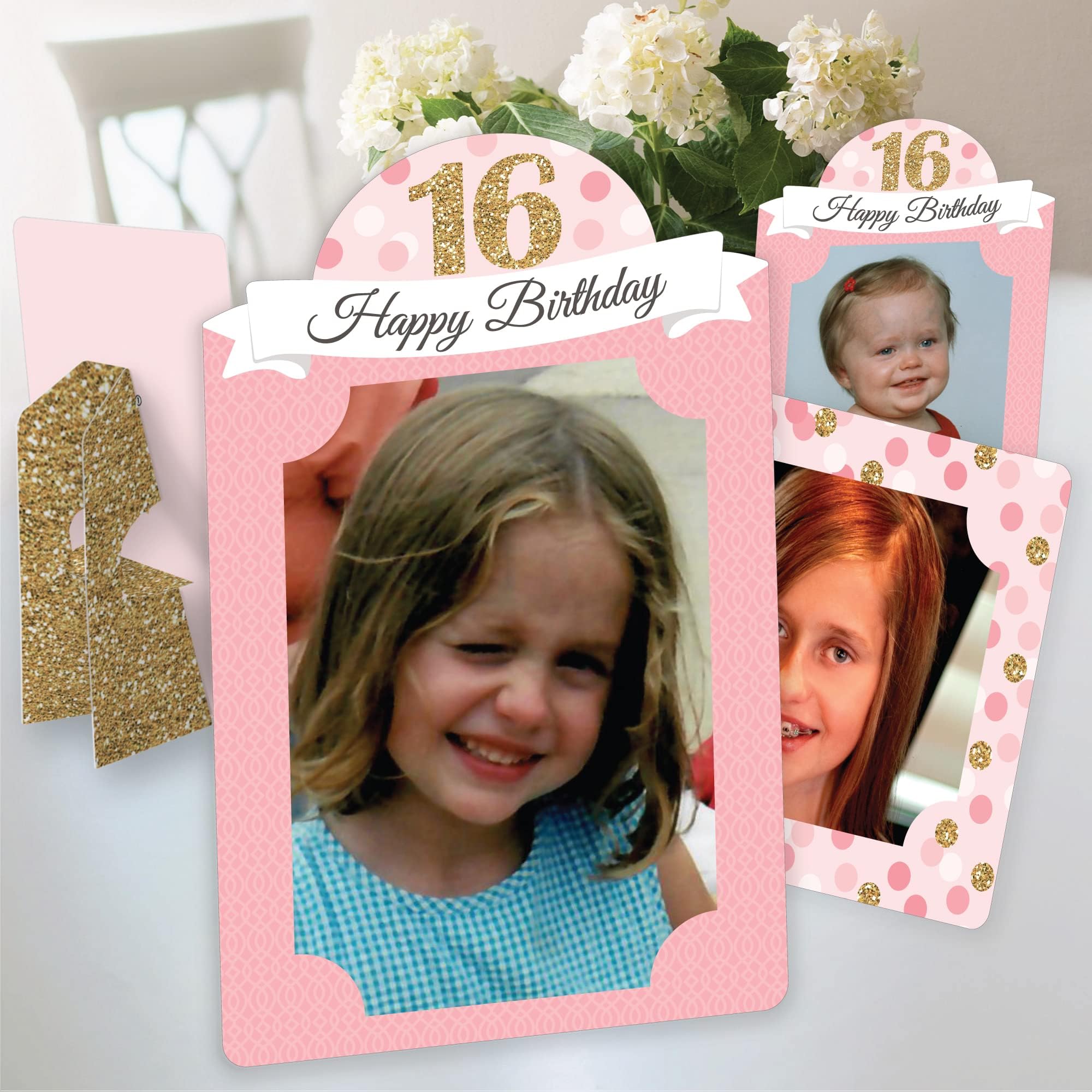 Amazon.com - Big Dot of Happiness Sweet 16-16th Birthday Party 4x6 ...