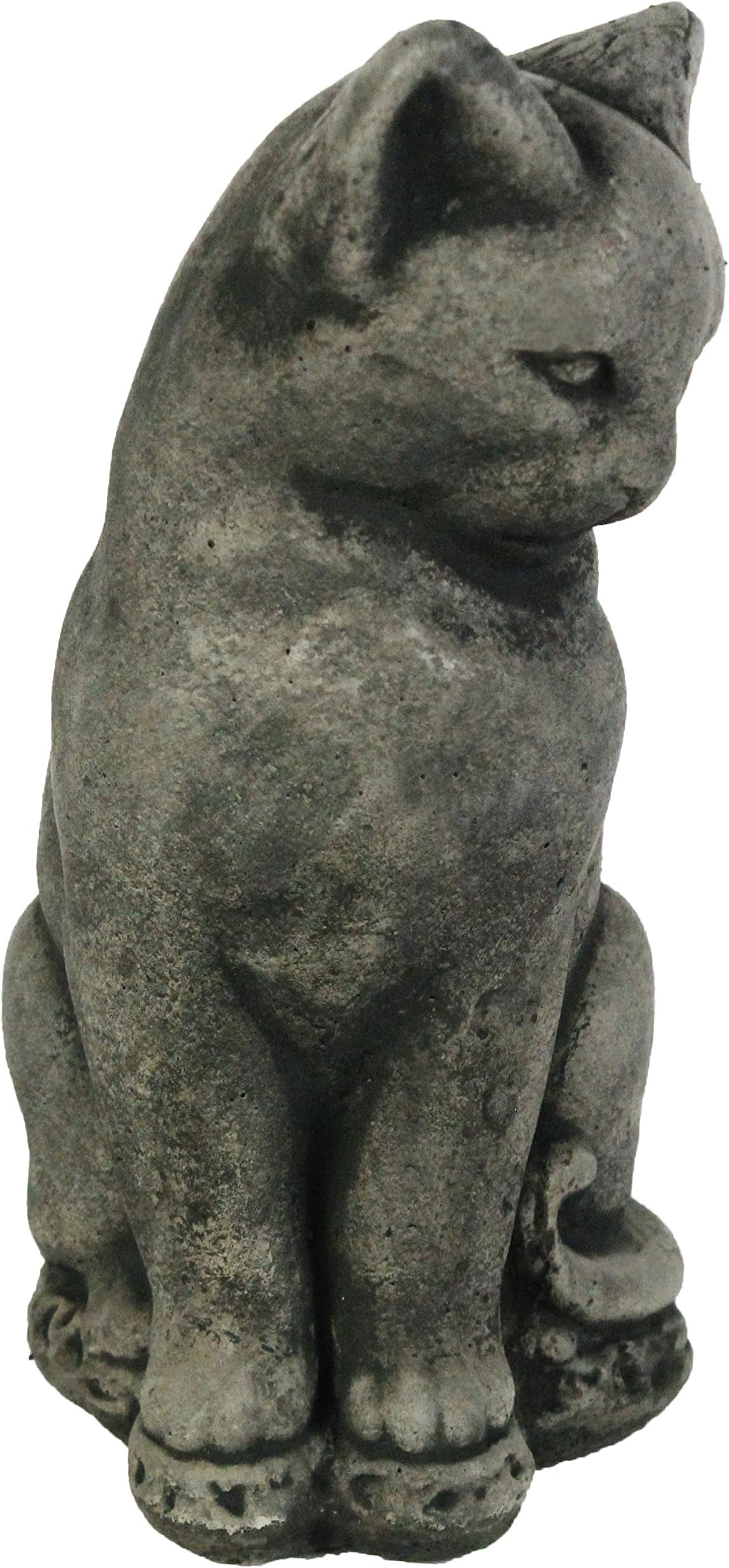 Amazon.com: Siamese Concrete Cat Statue Kitty Cement Sculpture Cat ...