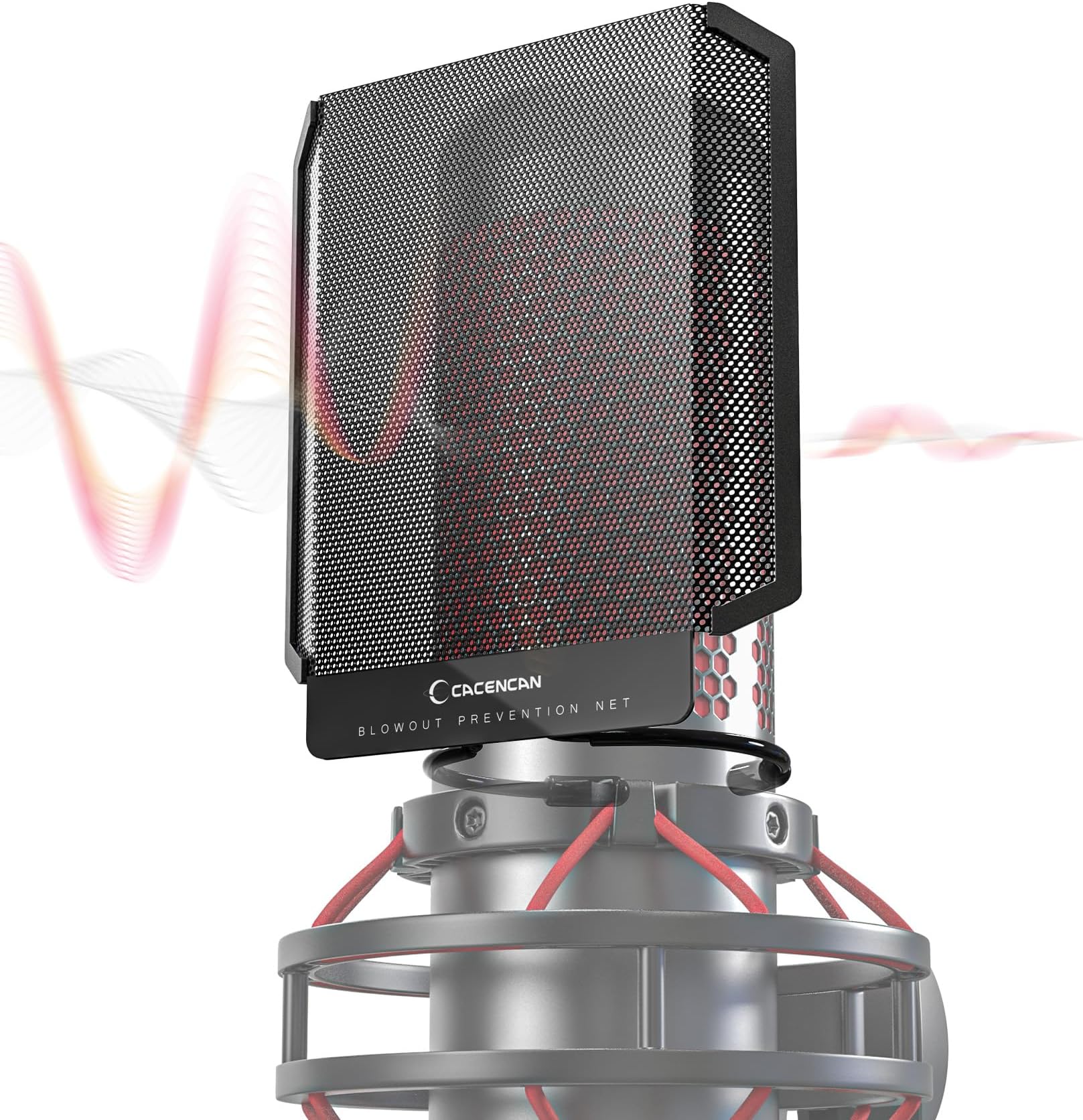 Amazon.com: Pop Filter for Microphone with Metal Mesh, Suitable for 1. ...