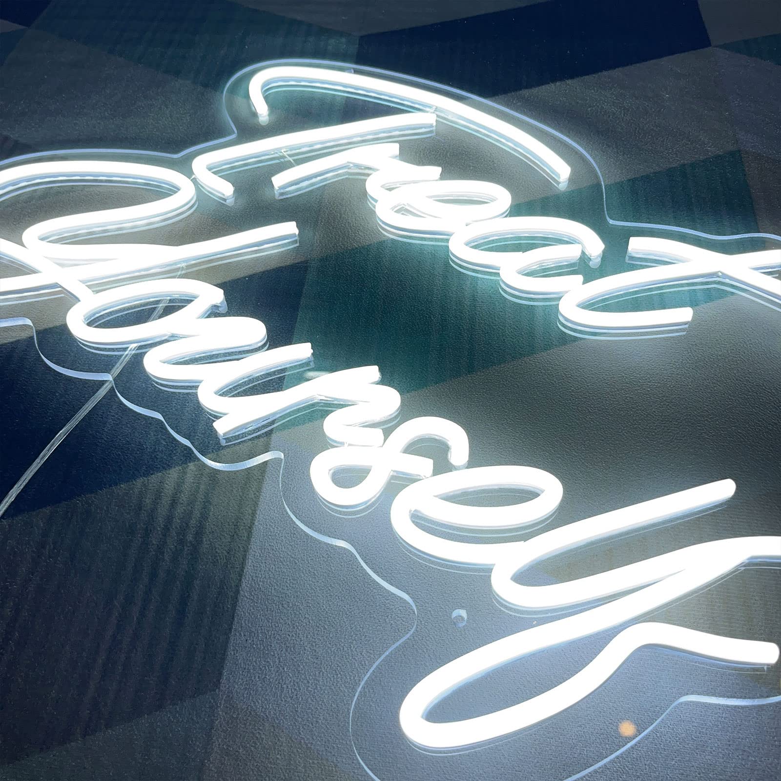 Neon Sign Treat Yourself Led Custom Neon Light Signs Bedroom for Wall ...