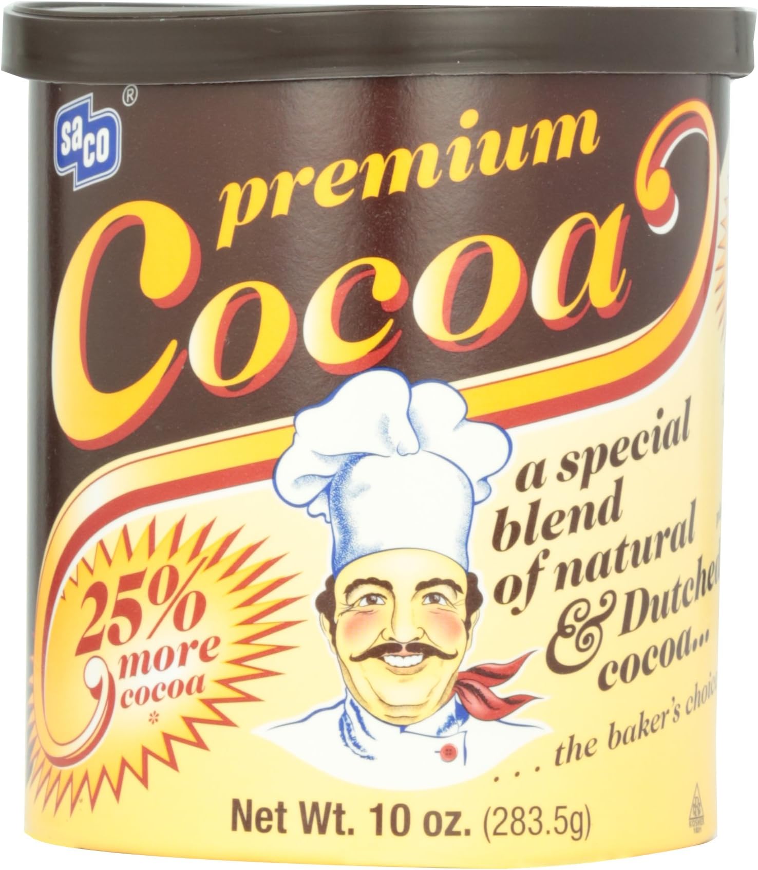 Amazon.com : Saco Foods Premium Cocoa, 10 oz : Grocery & Gourmet Food