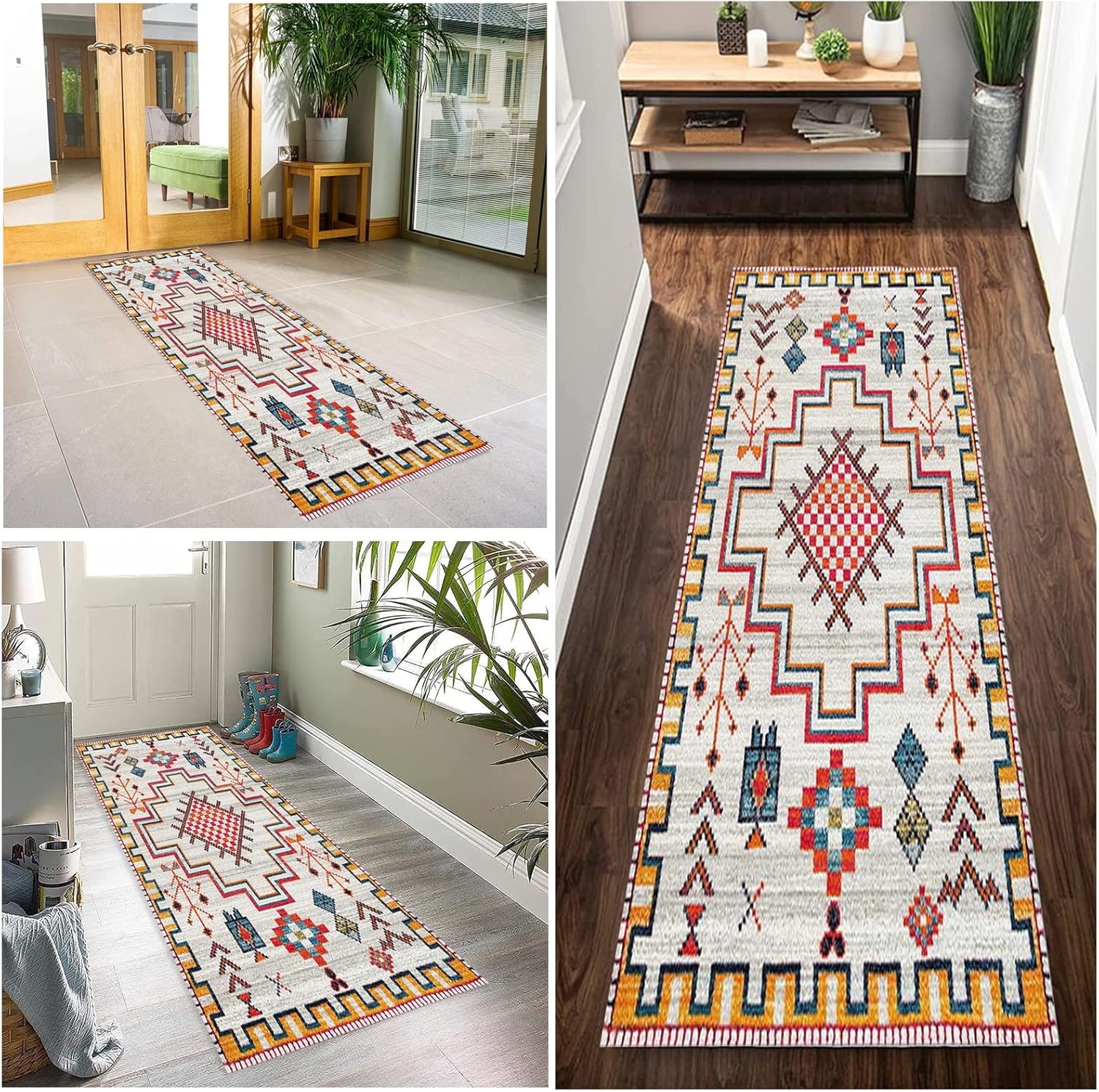 Amazon.com: Narrow Runner Rugs Hallway Hall Long Carpet Outdoor Patio ...
