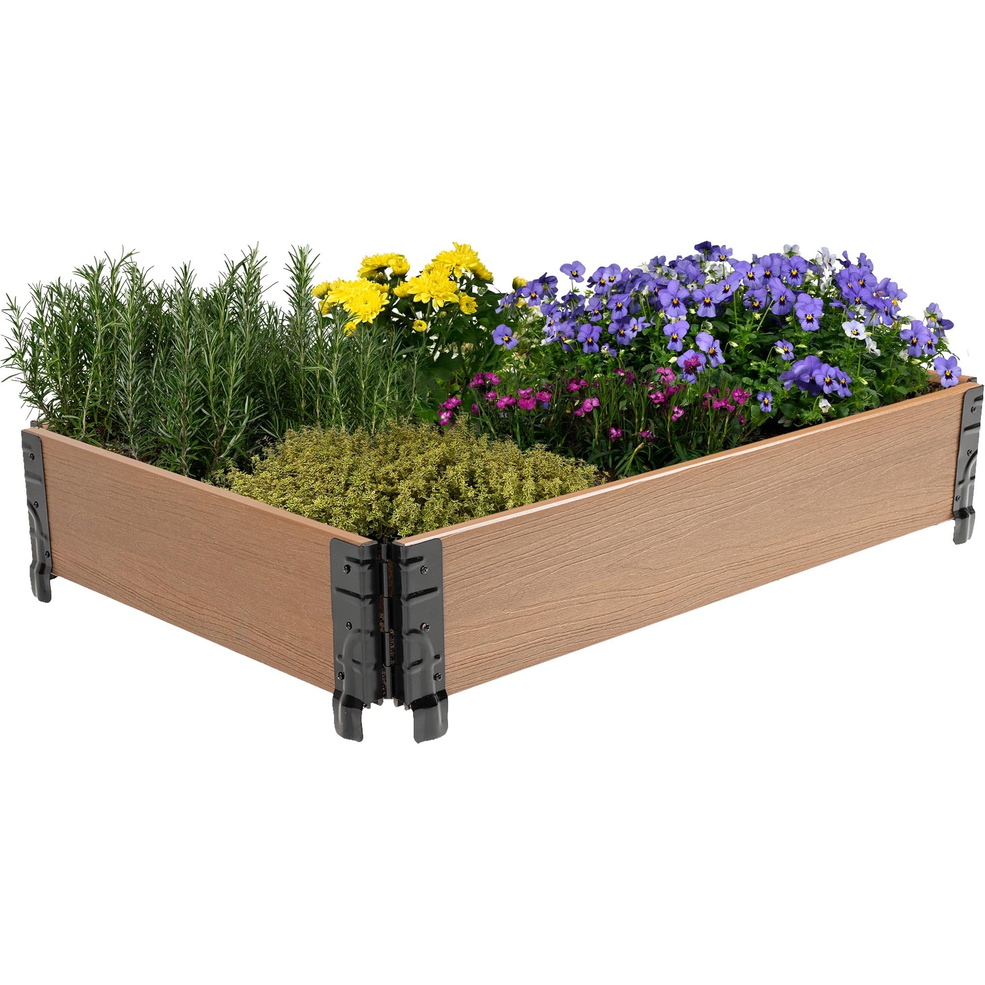Snapklik.com : Dobar Weatherproof Pallet Frame Raised Bed Made Of ...