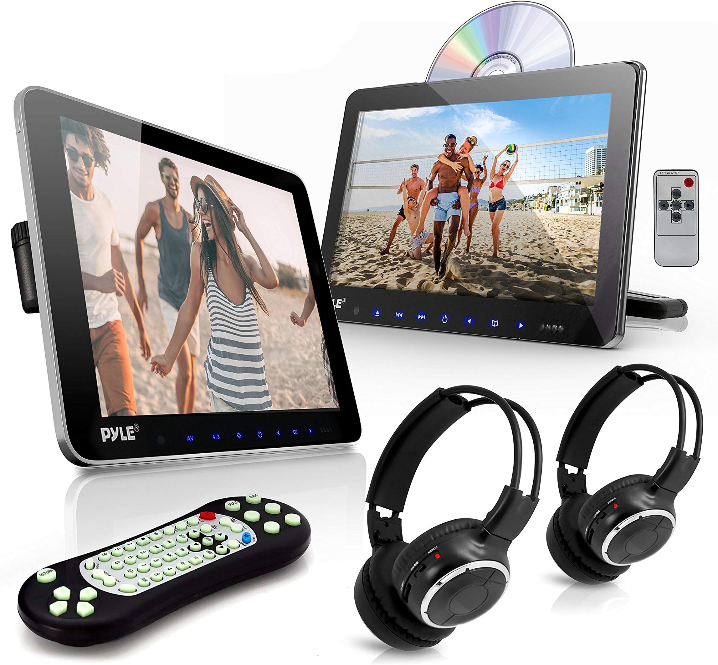 Amazon.com: Pyle Universal Car Headrest Mount Monitor - 10.5 Inch ...