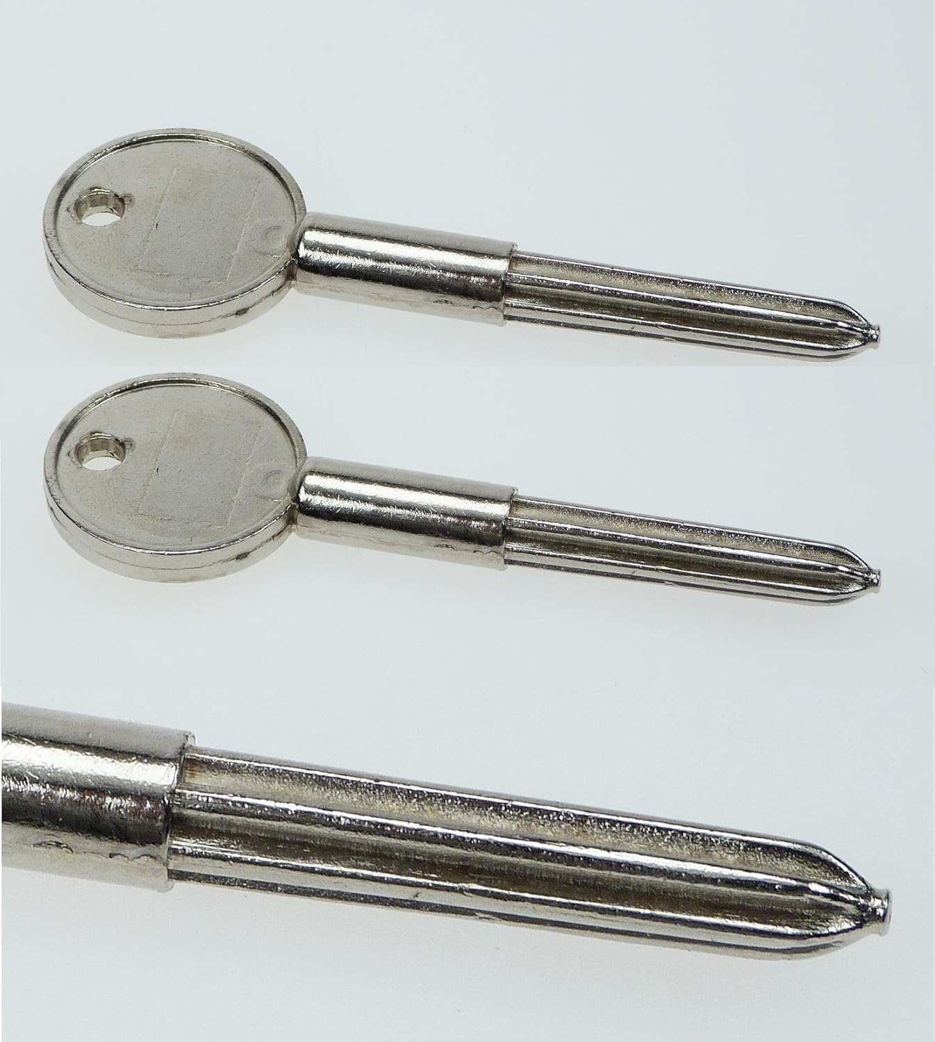 Orion Twin Pack Star Shaped Nickel Plated Security Bolt Key for Doors ...