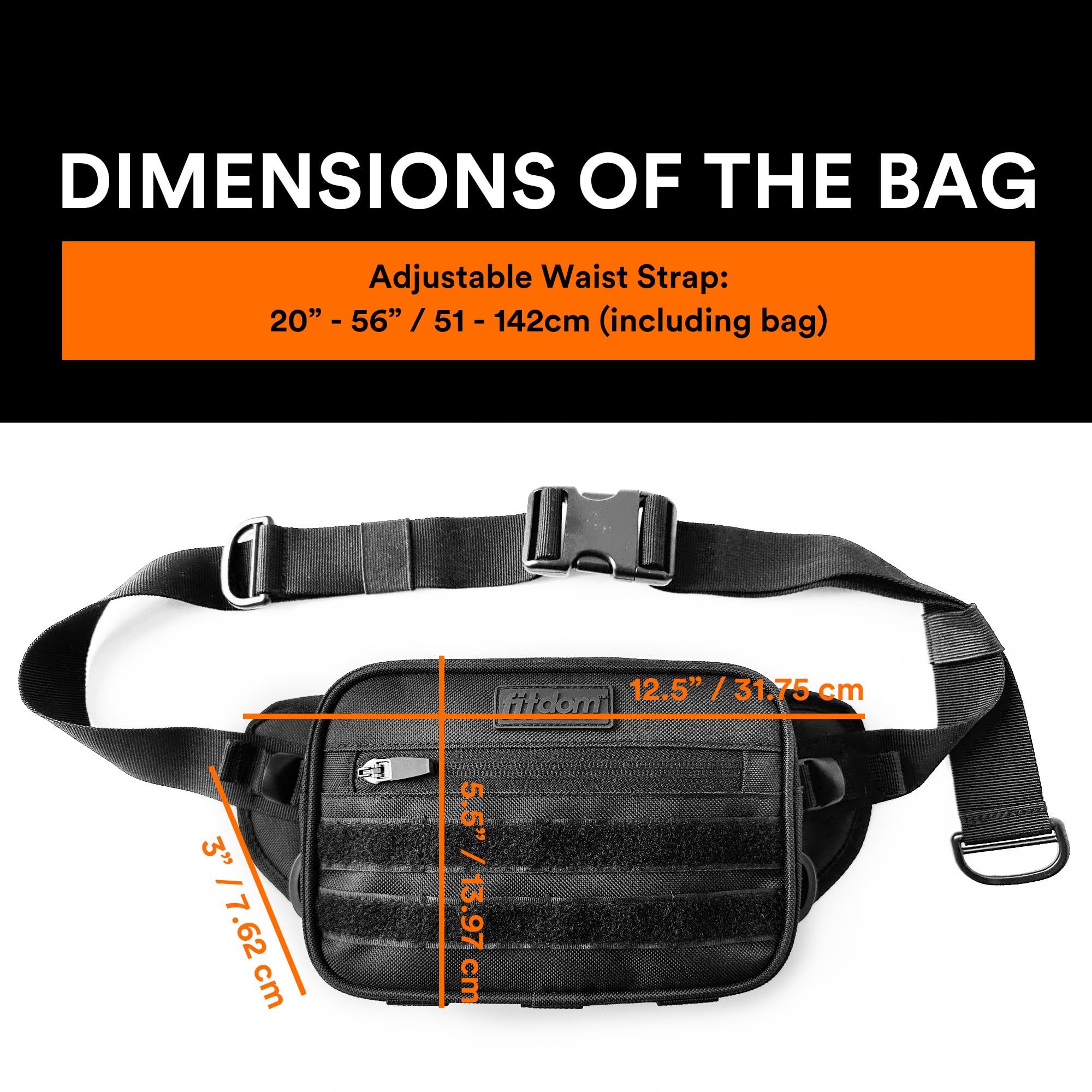 Snapklik.com : Tactical Inspired Compact Fanny Pack For Men Perfect Techwear Accessories EDC Bag ...