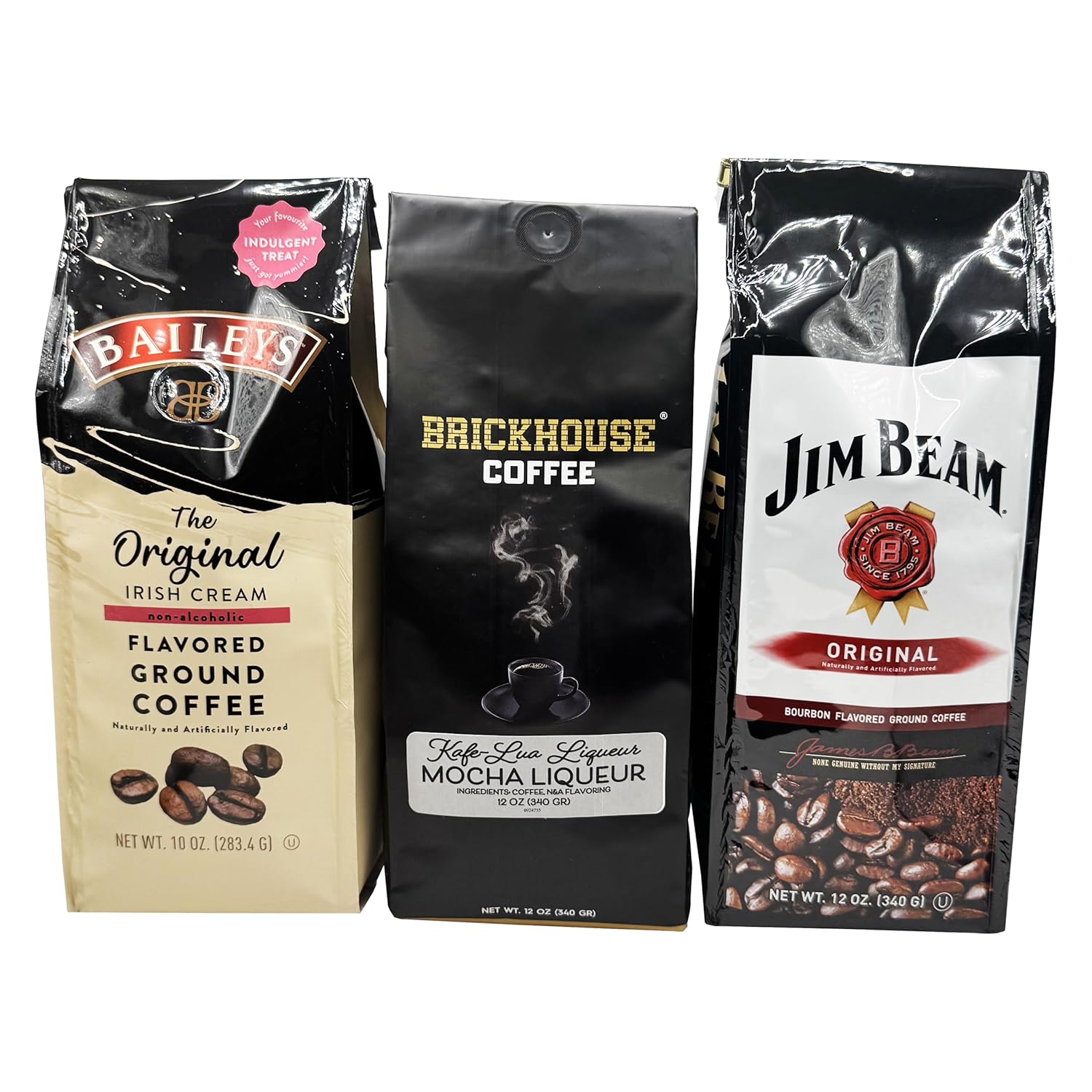 Amazon.com : Liquor Lovers Ground Coffee Bundle, Brickhouse Kafe-Lua ...
