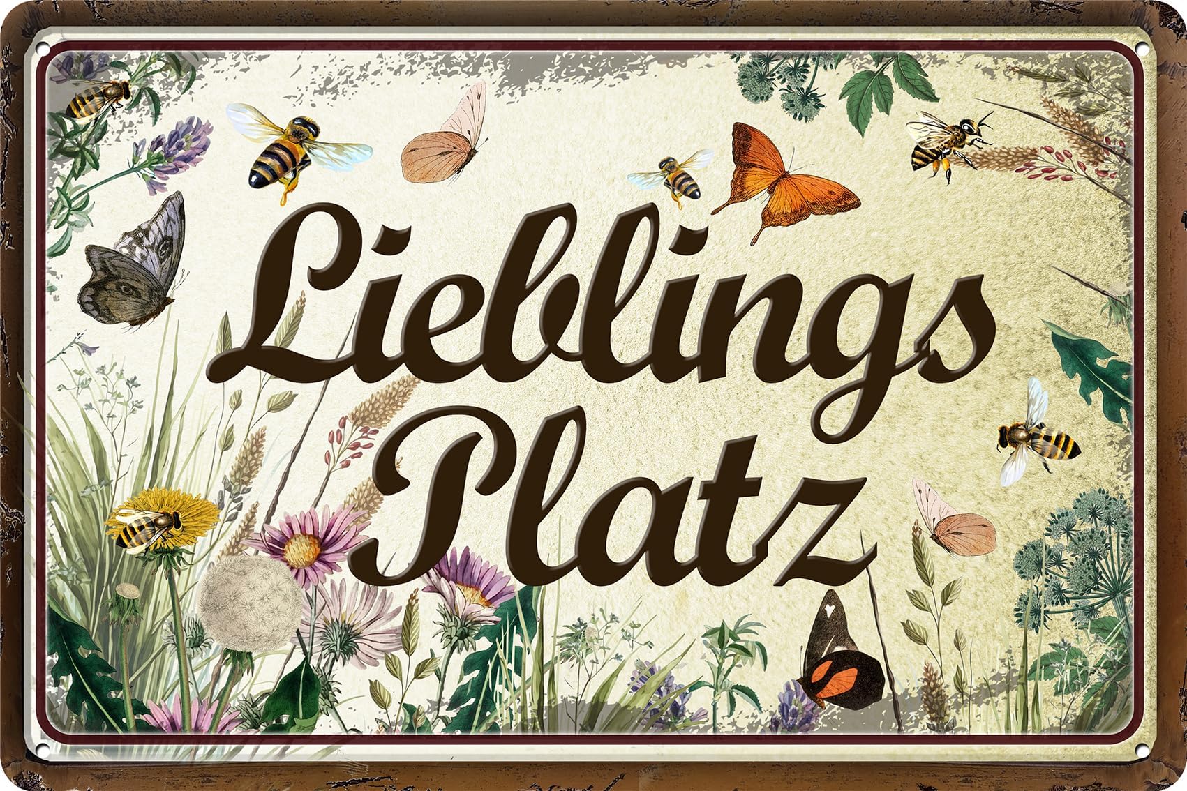 Blechschilder Fur Garten