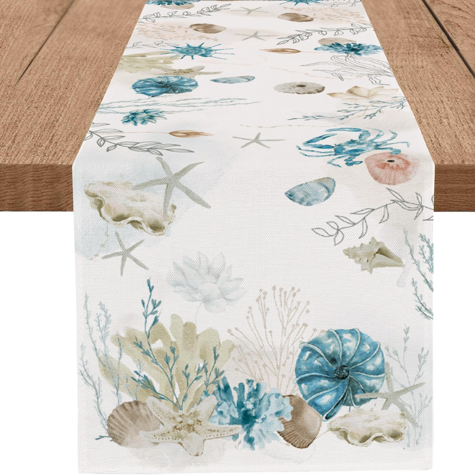 Amazon.com: Summer Table Runners Small 13X36 Inches,Beach Theme ...