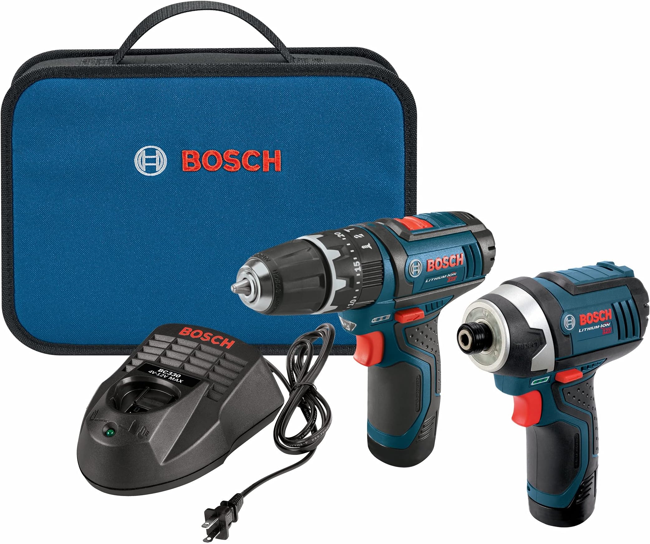 BOSCH CLPK22-120 Kit d'outils électriques sans fil 12 V (perceuse ...