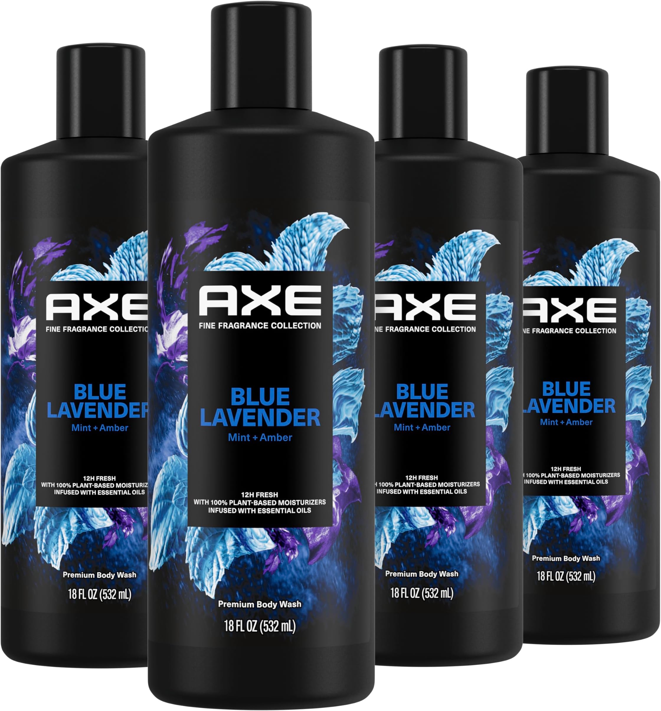 Amazon.com : AXE Fine Fragrance Collection Body Wash For Men Blue ...