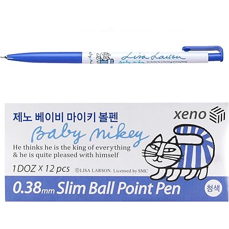 Xeno 0.38mm Slim Ballpoint Pen Shinzi Monpeluche to Baby Mikey Lisa 12 ...