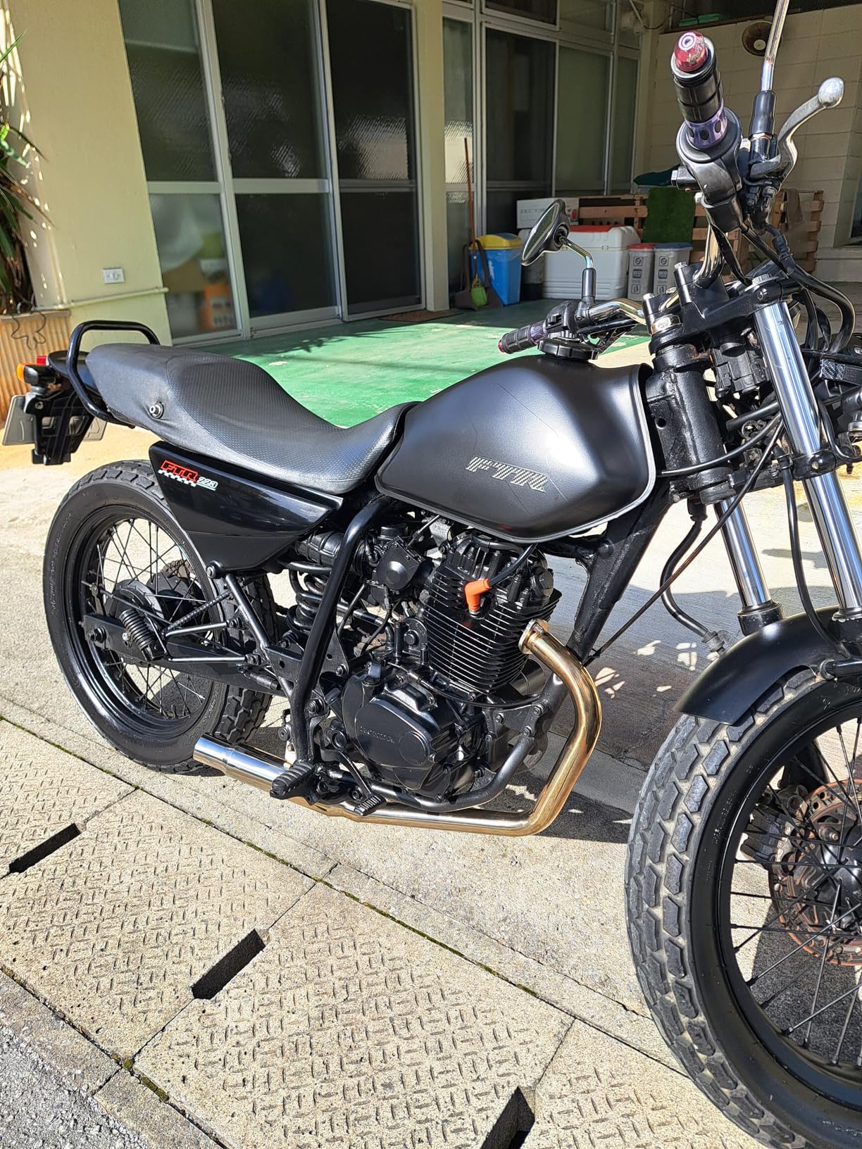 Amazon | ウイルズウィン(WirusWin) シャープタイプマフラー FTR223 | フルエキゾースト | 車＆バイク