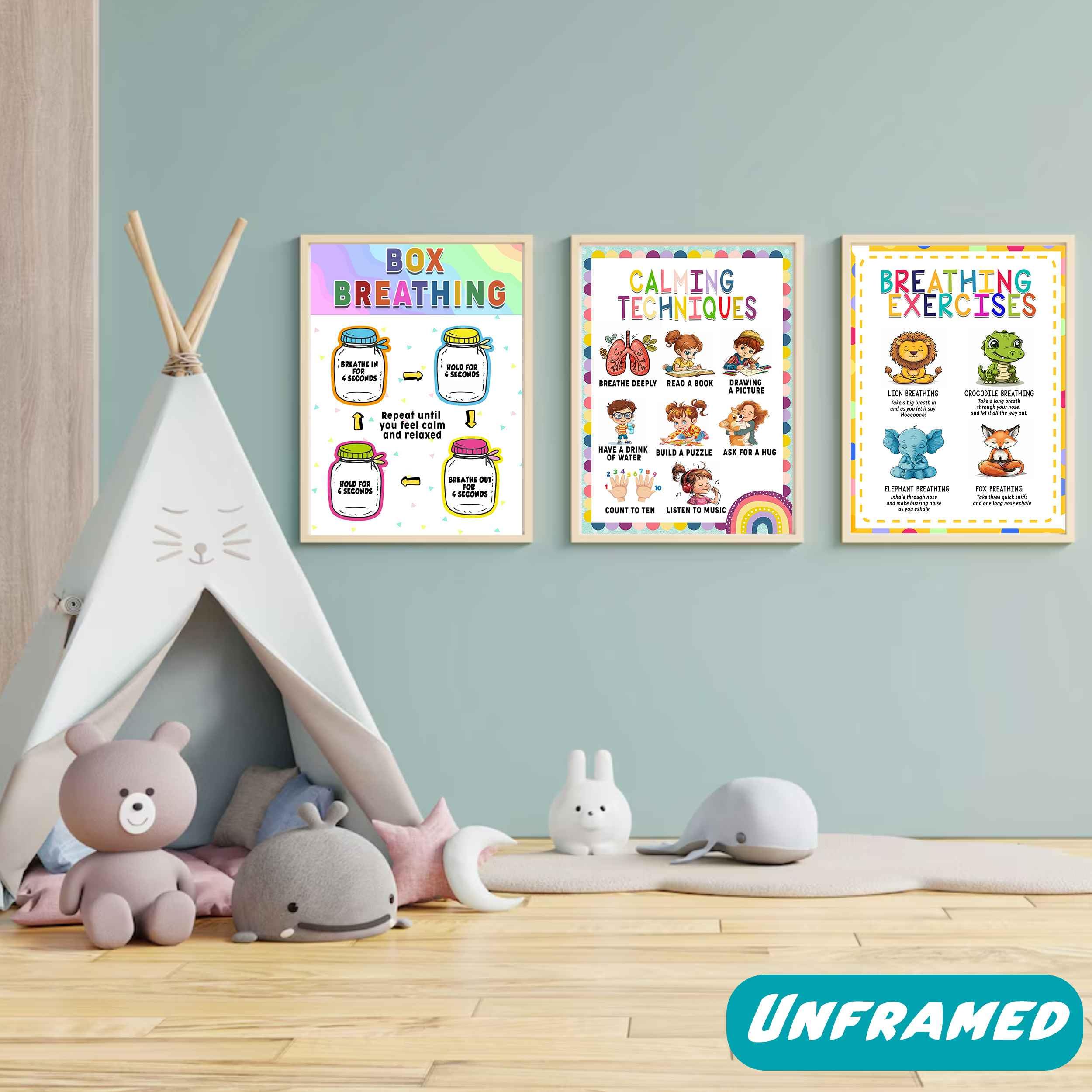 Snapklik.com : 16pcs Calming Corner Classroom Posters 11x17 - Learning ...