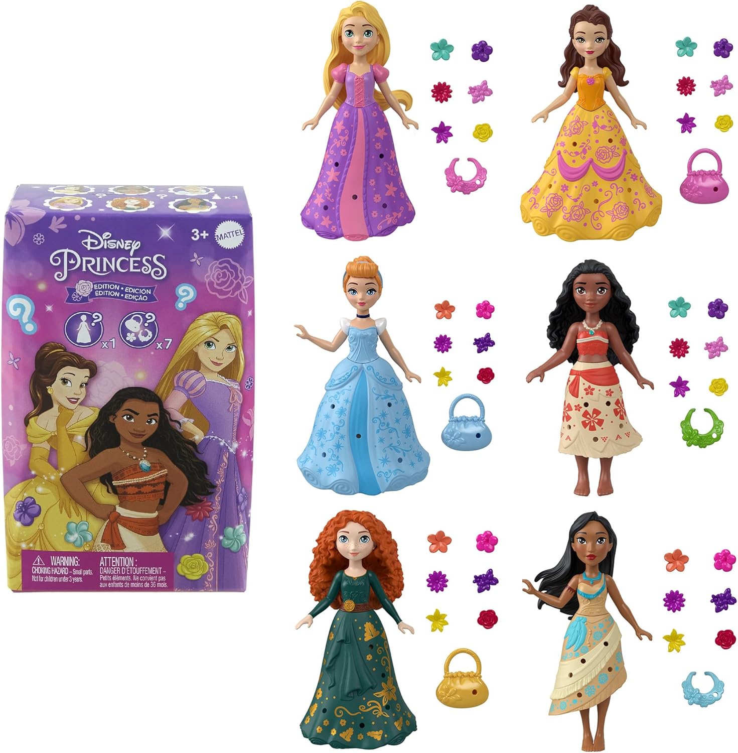 Amazon.co.jp: Disney Princess 956A-HPP42 Flower Fashion Collection ...