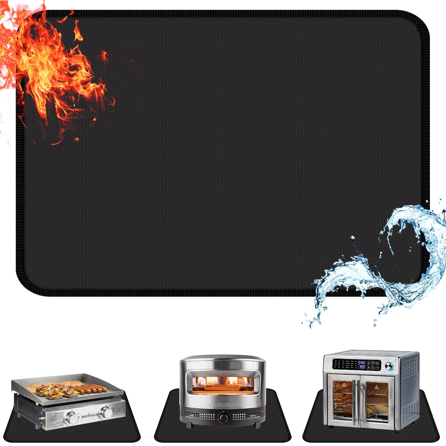 Amazon.com: Rumlick 24x31 Heat Resistant Mats for Countertop, Double ...