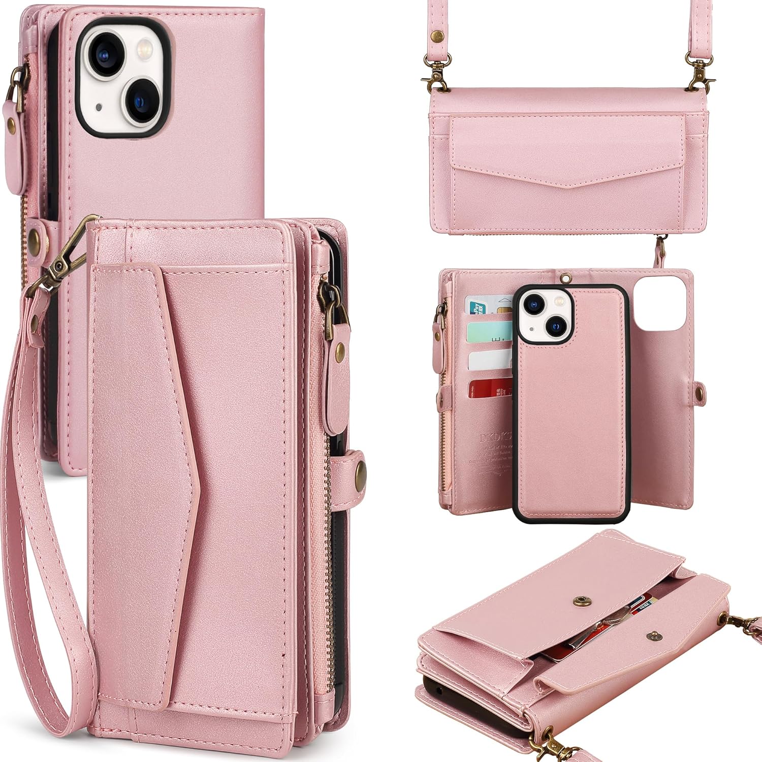 DKDKSIP for iPhone 15 Plus Wallet Case for Women, Support Wireless ...