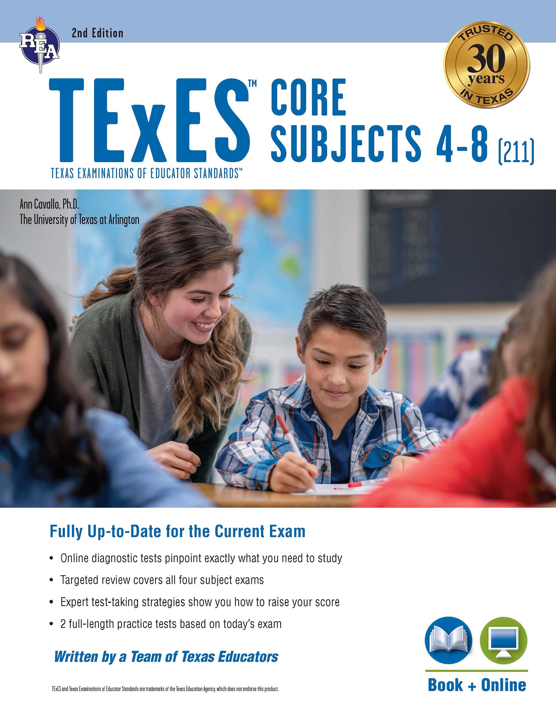 TExES Core Subjects 4-8 (211) Book + Online, 2nd Ed. (TExES Teacher ...