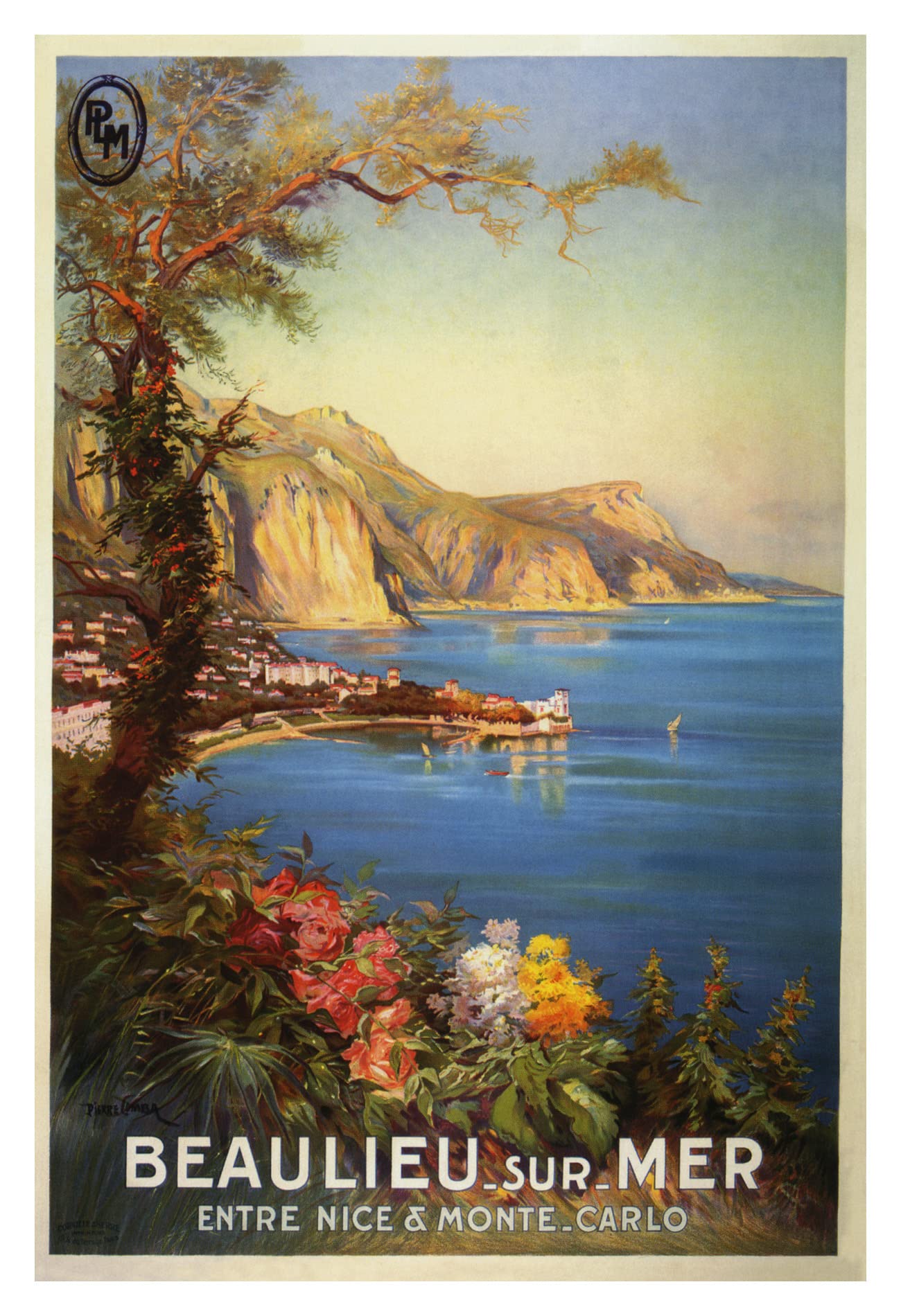 Buy Beaulieu-sur-Mer Seaside French Riviera Paradise Cliffs Sea View ...