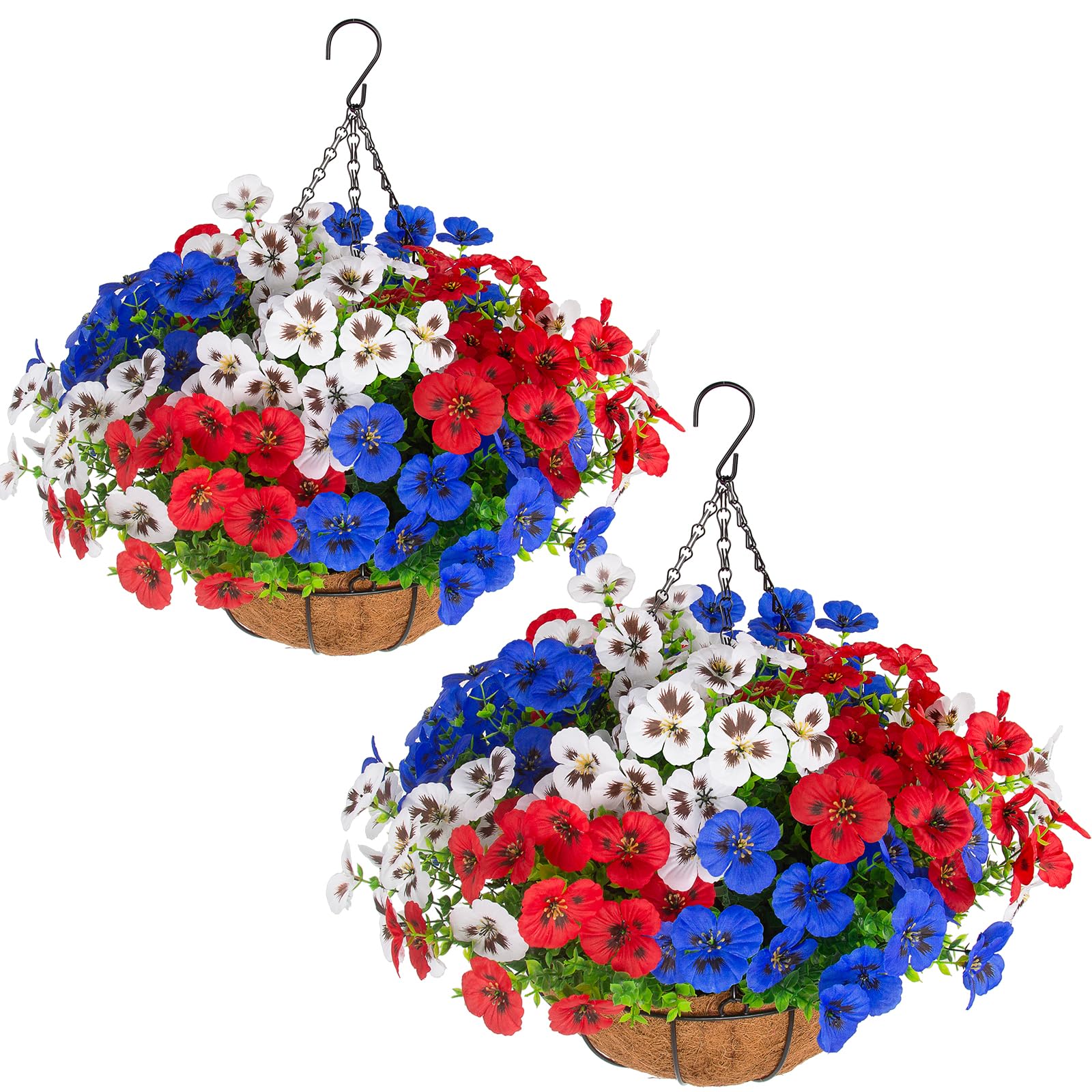 5 Best Blue White And Red Flowers | Real vs Faux for Your Display