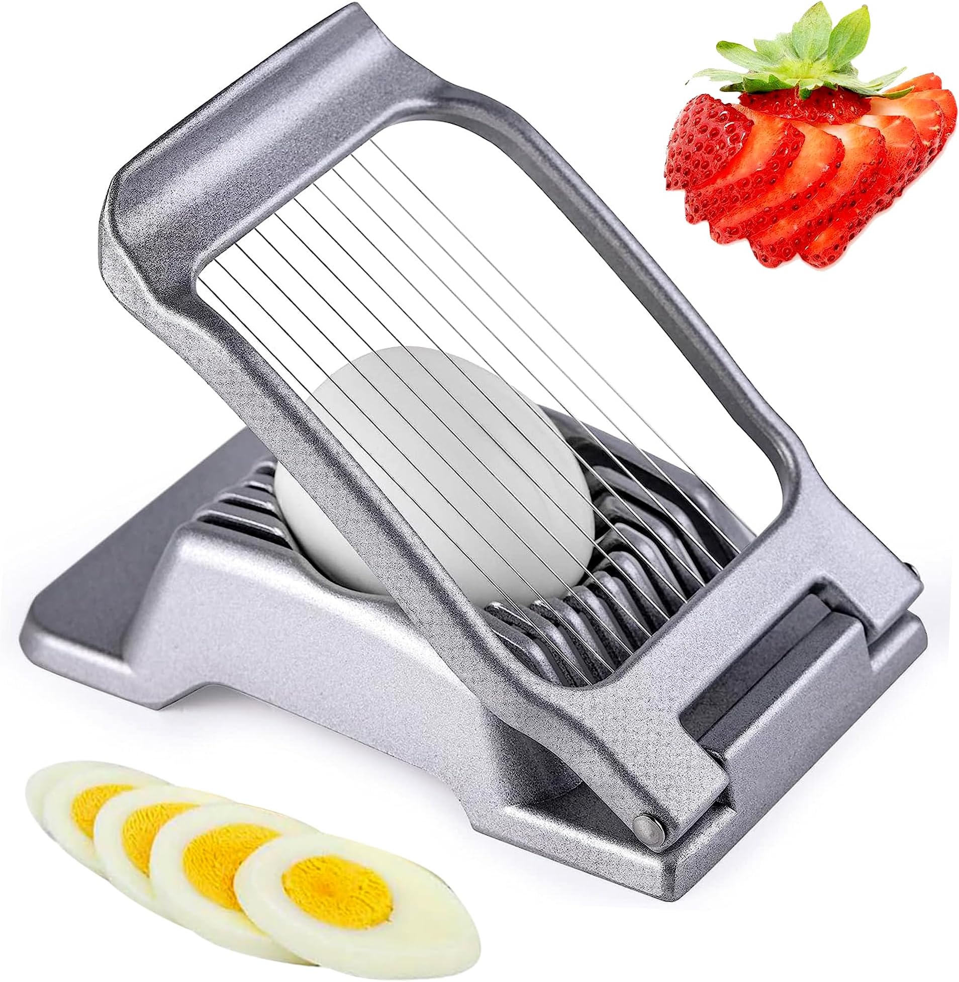 Amazon.com: Vila KuChe Multi Function Stainless Steel Egg Slicer Hard ...