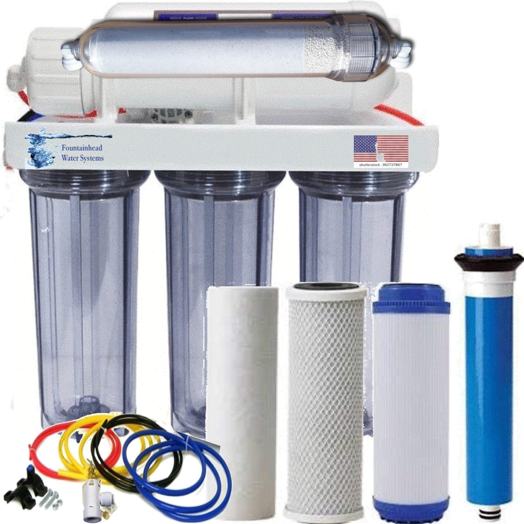 Alkaline Remineralizer Reverse Osmosis Filter Core System 150 GPD ...